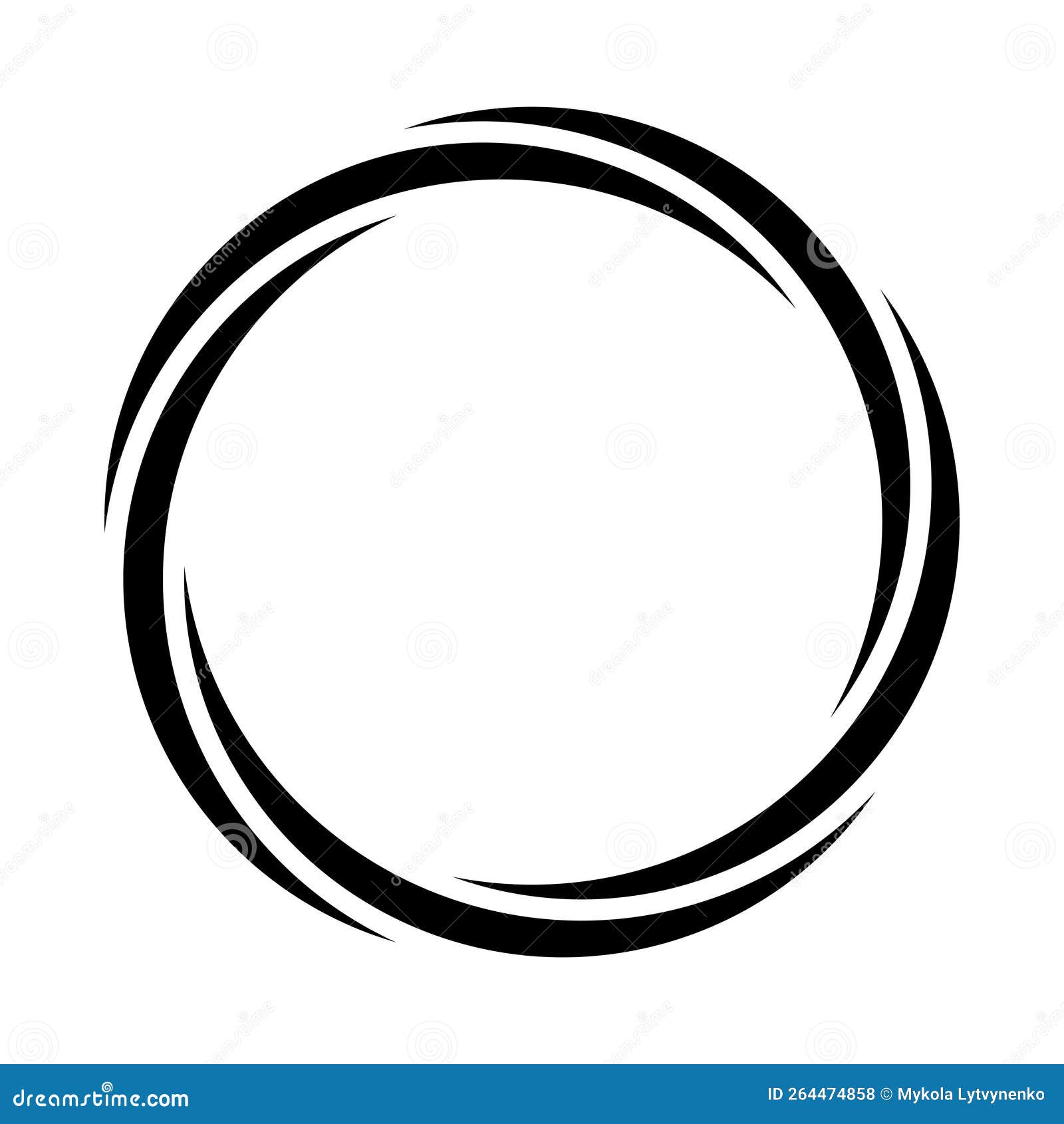 Circle Line Round, Circular Vector Logo, Speed Abstract Digital Annulus ...