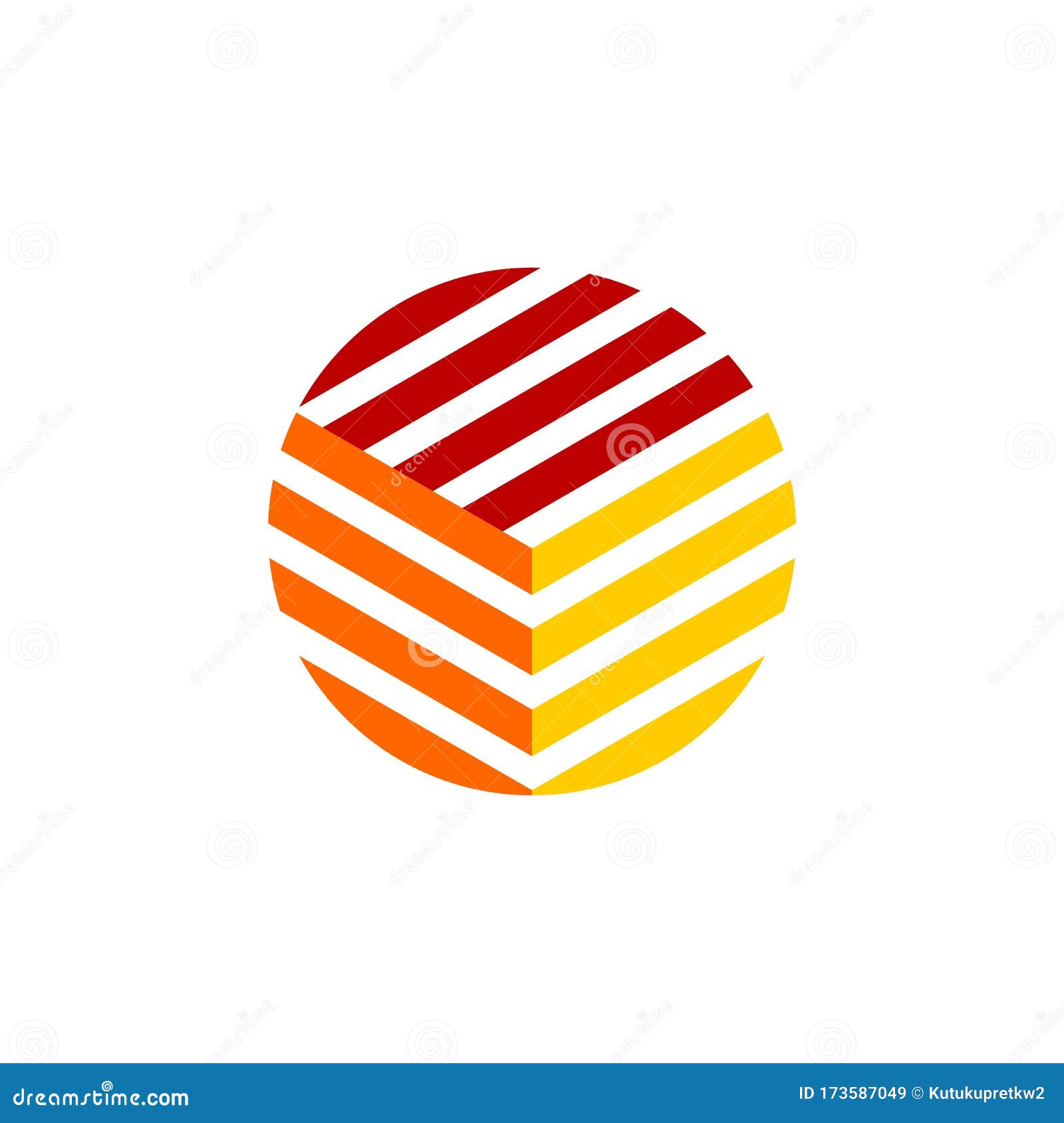 Circle Line Vector Logo Template Illustration Design. Vector EPS 10 ...