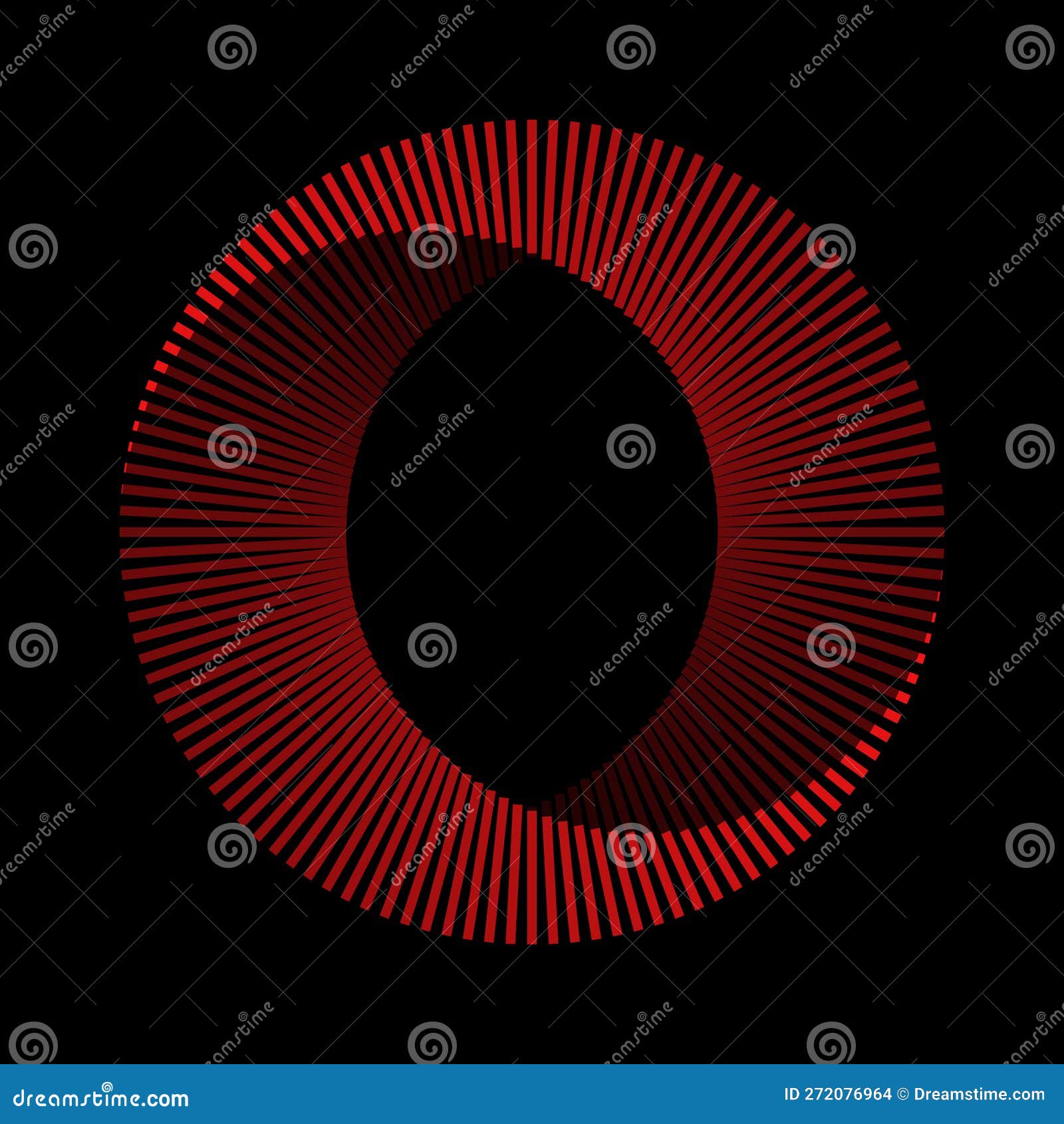 Circle With Lines. Lines In One Color With Different Opacity. Dynamic ...