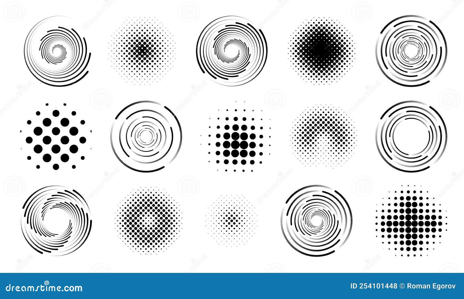 9 Circular Graphic Fade Elements Vector Illustration | CartoonDealer ... 9 Circular Graphic Fade Elements Vector Illustration | CartoonDealer ...