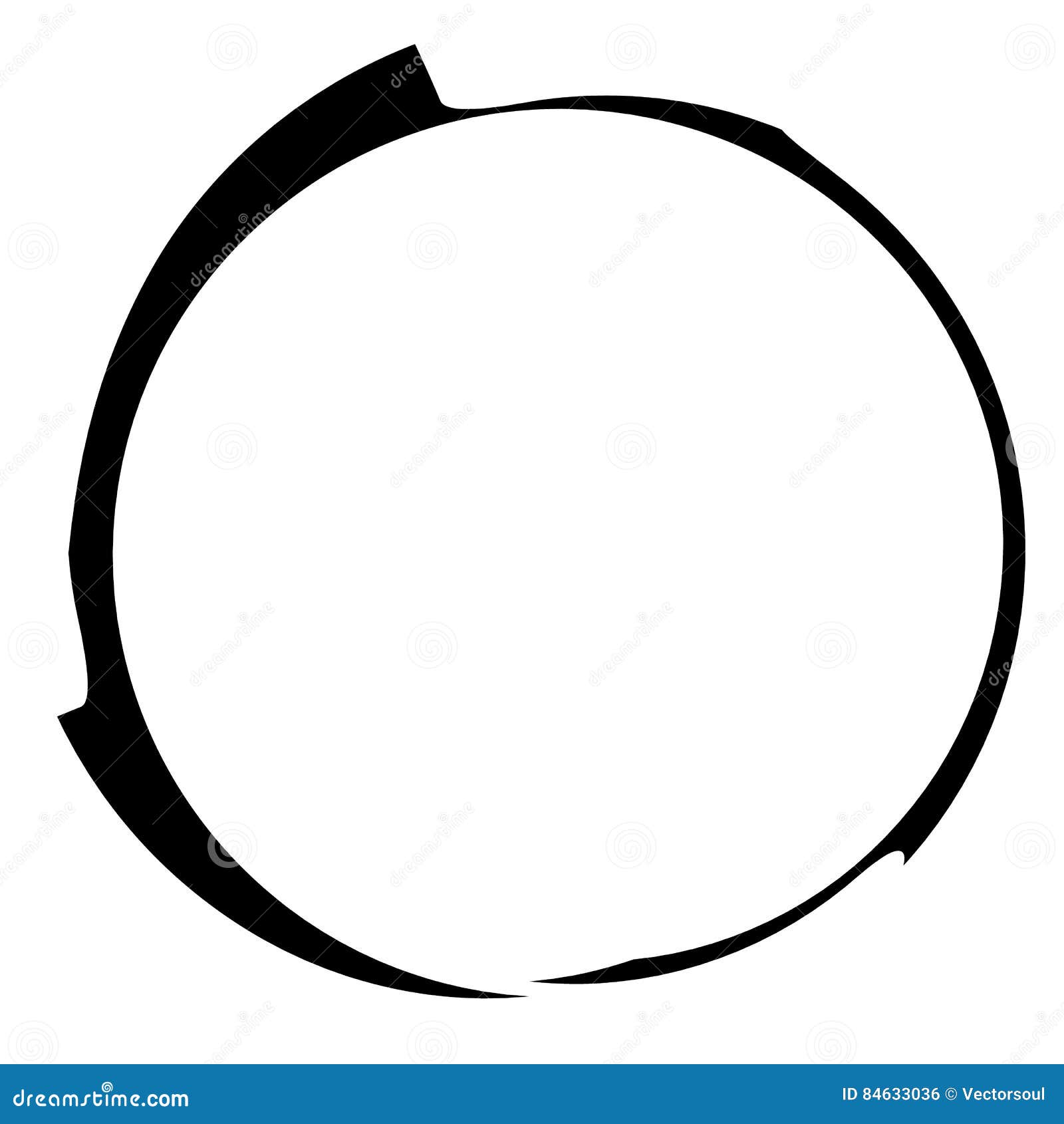 Circle Liquid, Fluid Splash Element Isolated on White Stock Vector ...