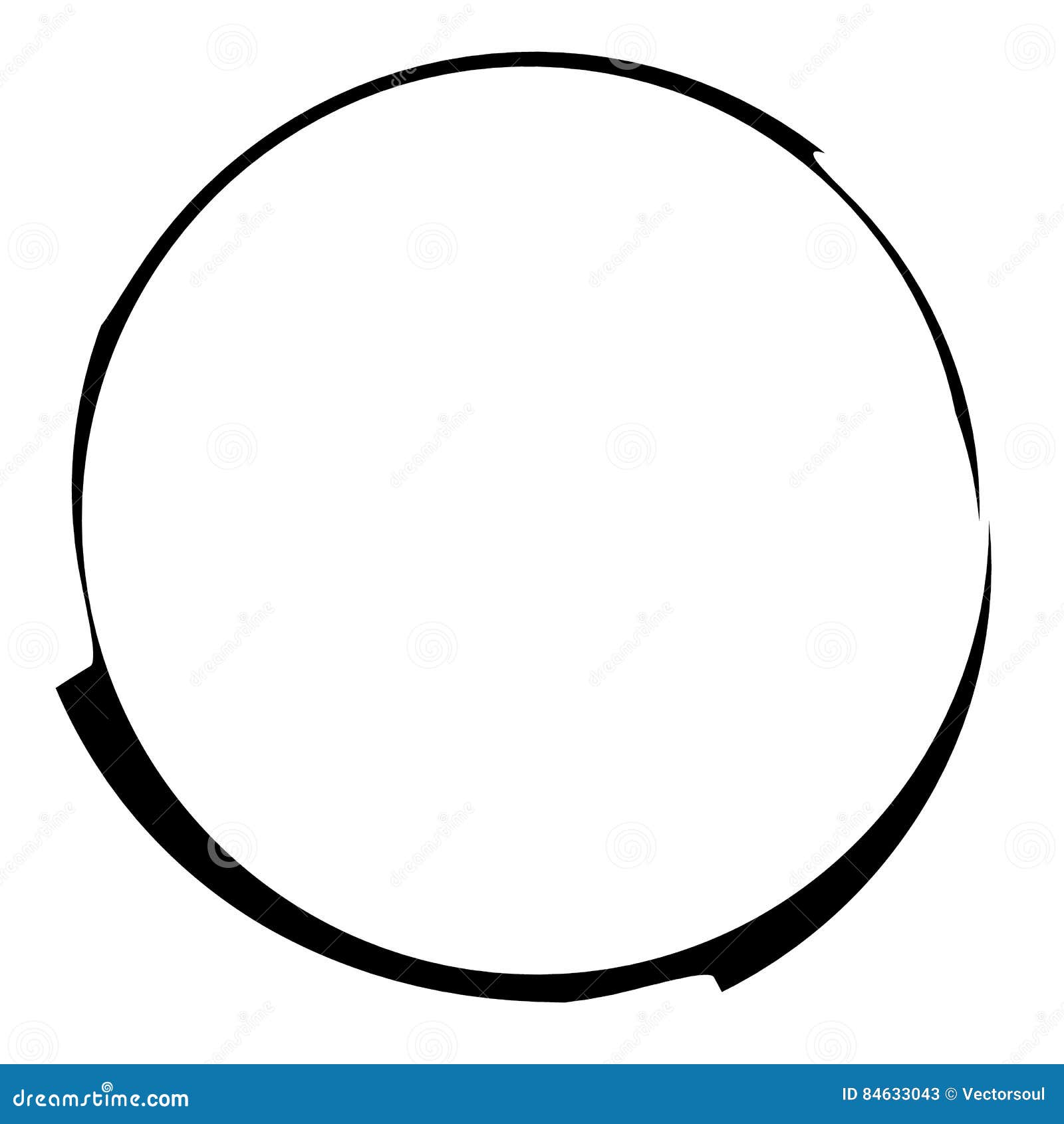 Circle Liquid, Fluid Splash Element Isolated on White Stock Vector ...