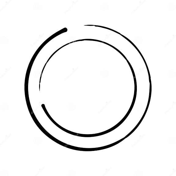 Circle Load Icon Element Logo Stock Vector - Illustration of element ...