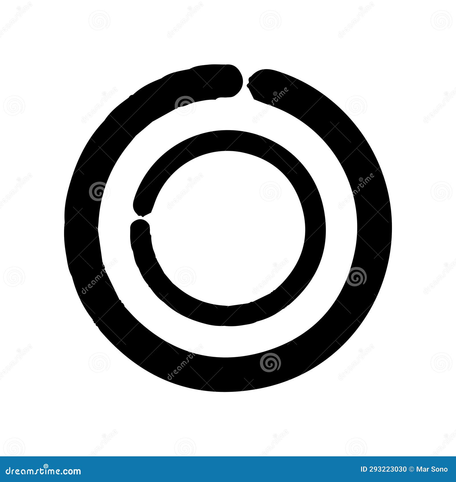 Circle Load Icon Element Logo Stock Vector - Illustration of interface ...