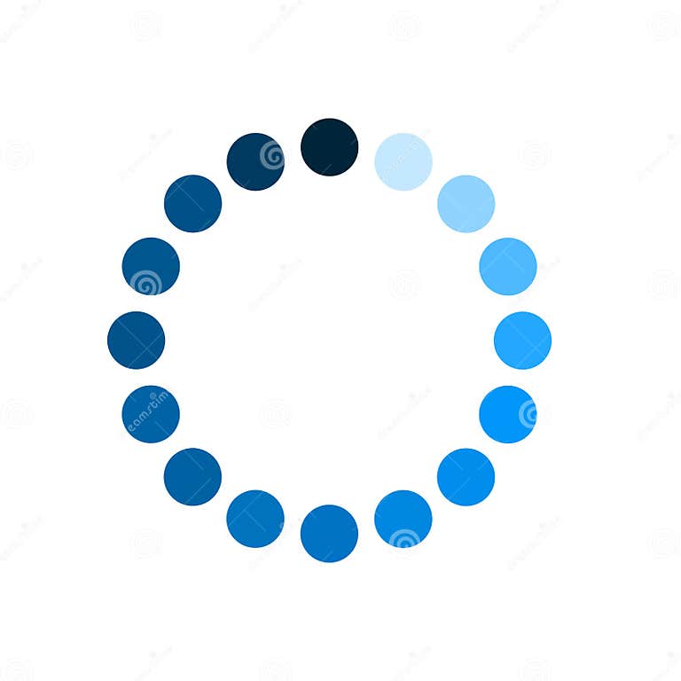Circle Loader. Wait Load Spinning Circle Preloader Website Template ...