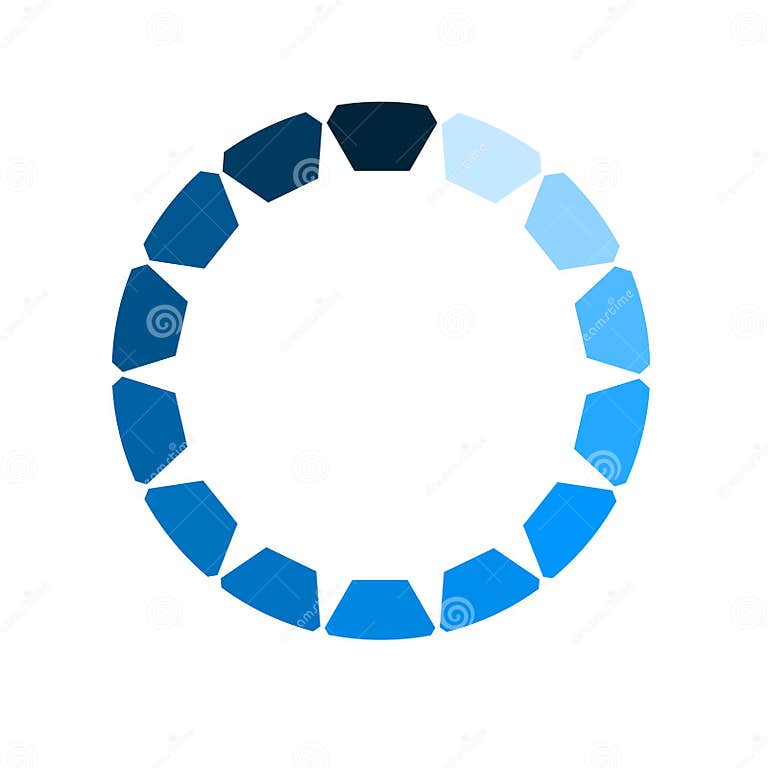 Circle Loader. Wait Load Spinning Circle Preloader Website Template ...