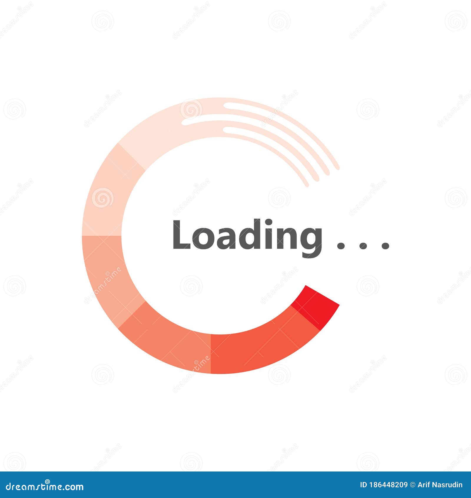 Circle Loading Spinning Progress Upload Template Buffering Waiting ...