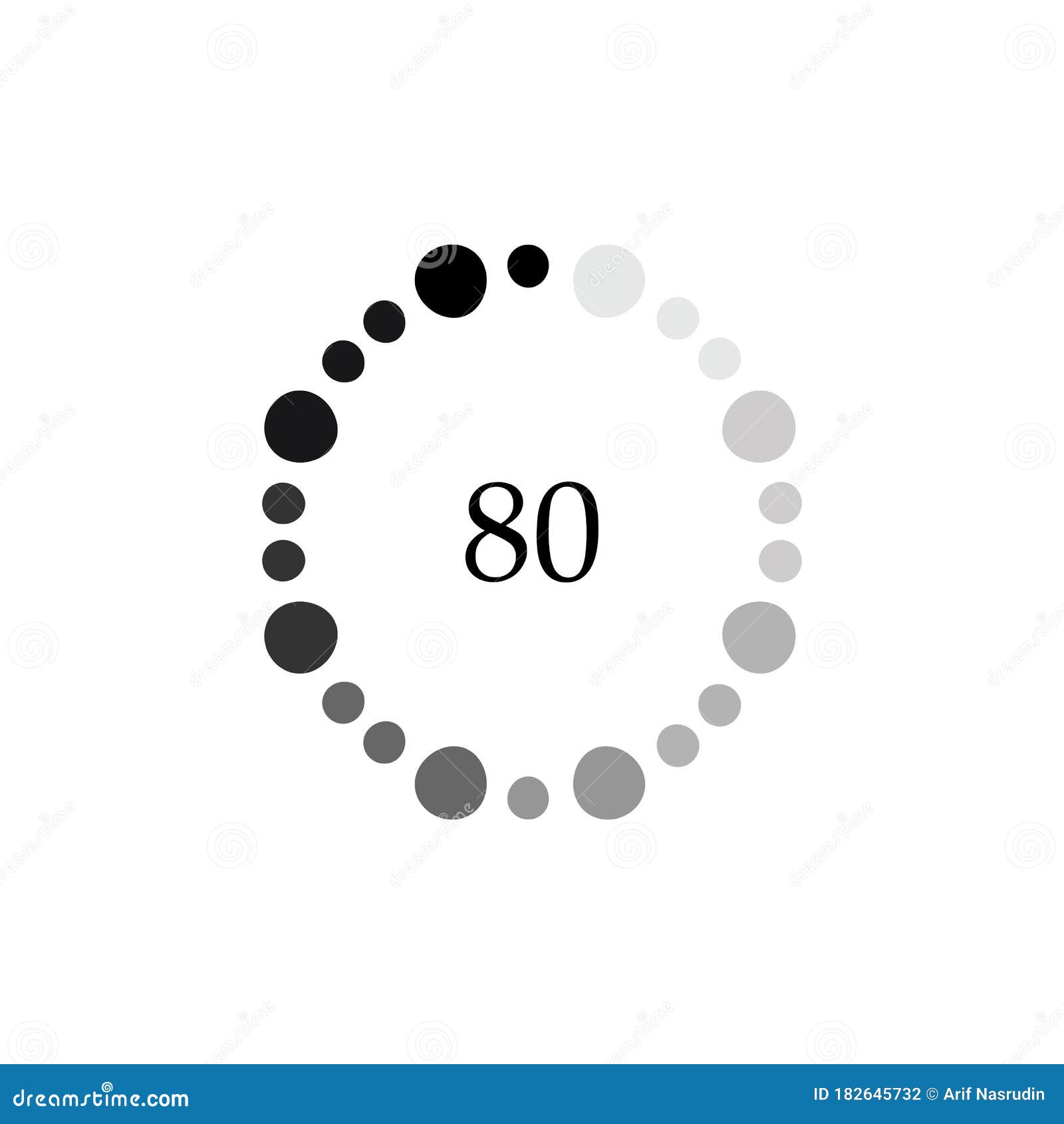 Circle Loading Spinning Website Template Buffering Waiting Indicator ...