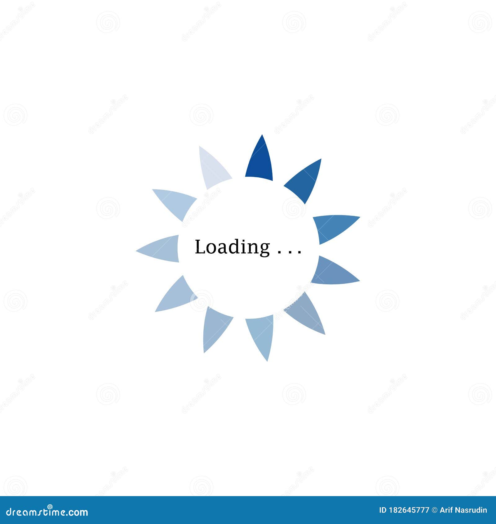 Circle Loading Spinning Website Template Buffering Waiting Indicator ...