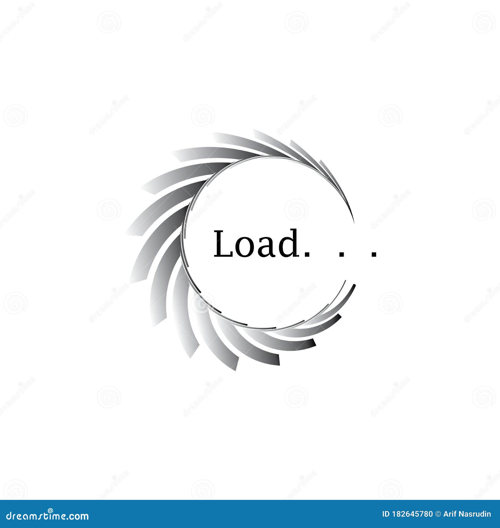 Circle Loading Spinning Website Template Buffering Waiting Indicator ...