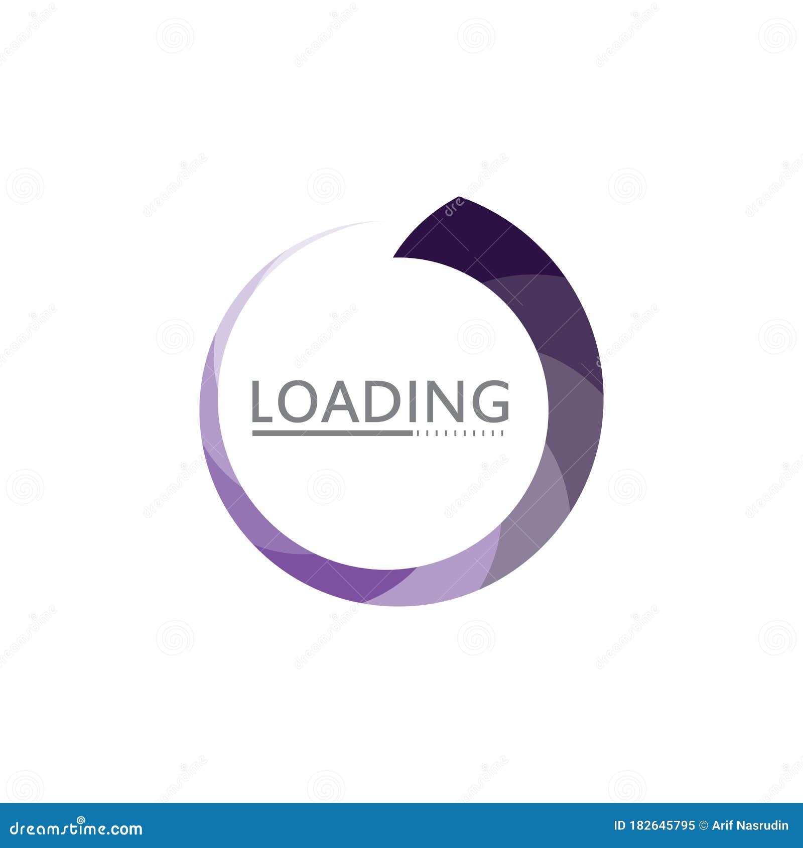 Circle Loading Spinning Website Template Buffering Waiting Indicator ...
