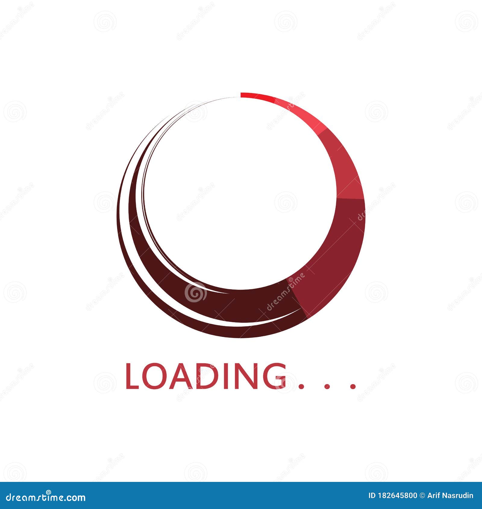 Circle Loading Spinning Website Template Buffering Waiting Indicator ...