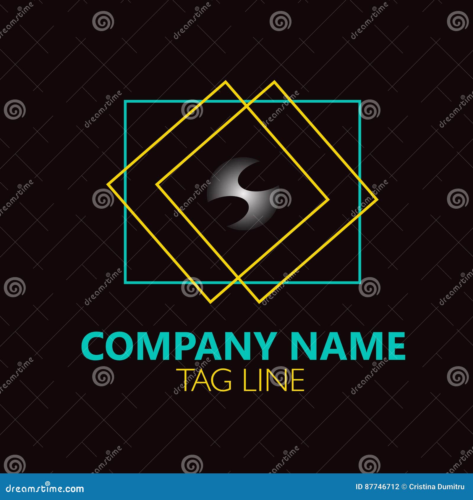 Circle Logo Design. stock vector. Illustration of trend - 87746712