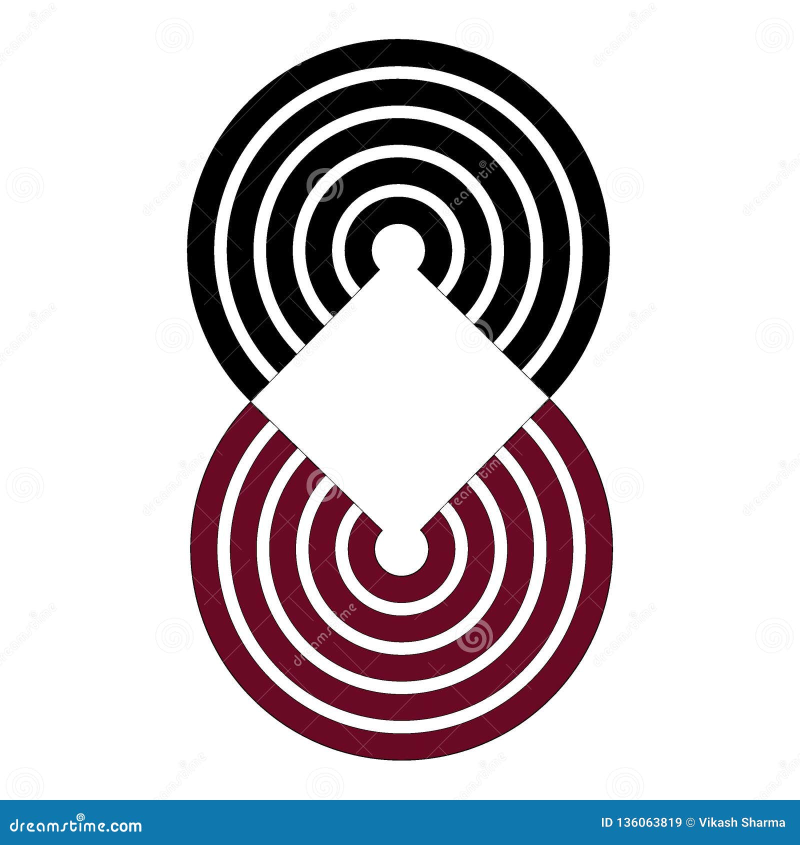 NO 8 Logo Design and Vector, Circle Logo Stock Vector - Illustration of ...