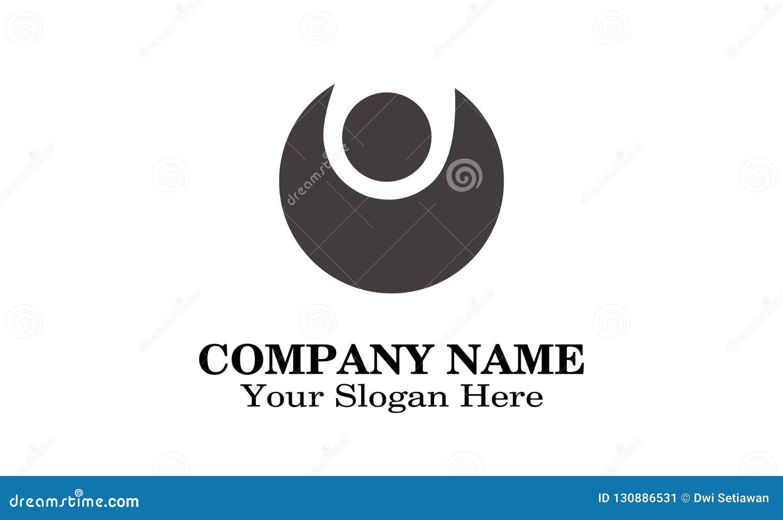 Circle logo design stock vector. Illustration of idea - 130886531