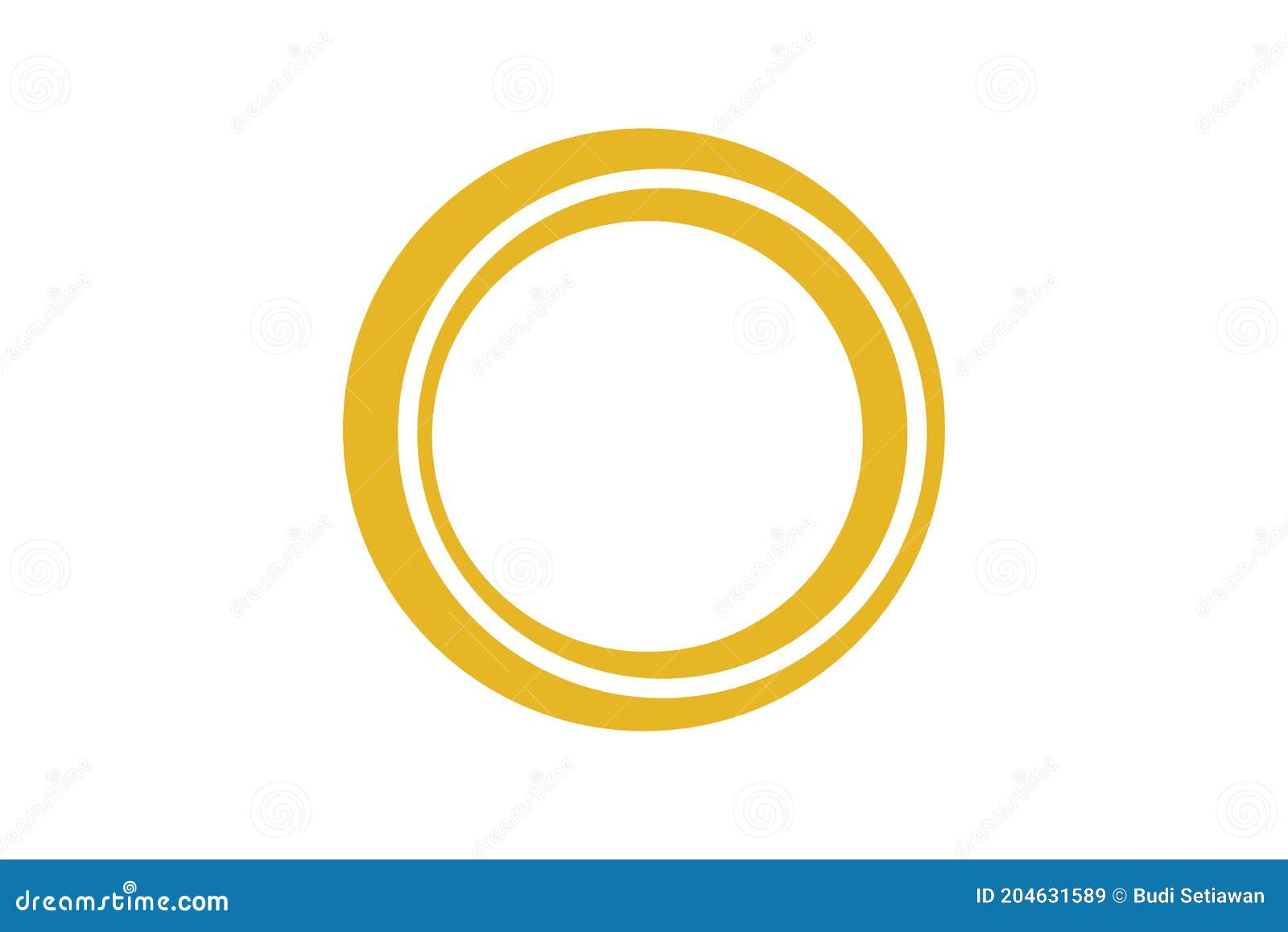 Circle logo stock vector. Illustration of logo, gold - 204631589
