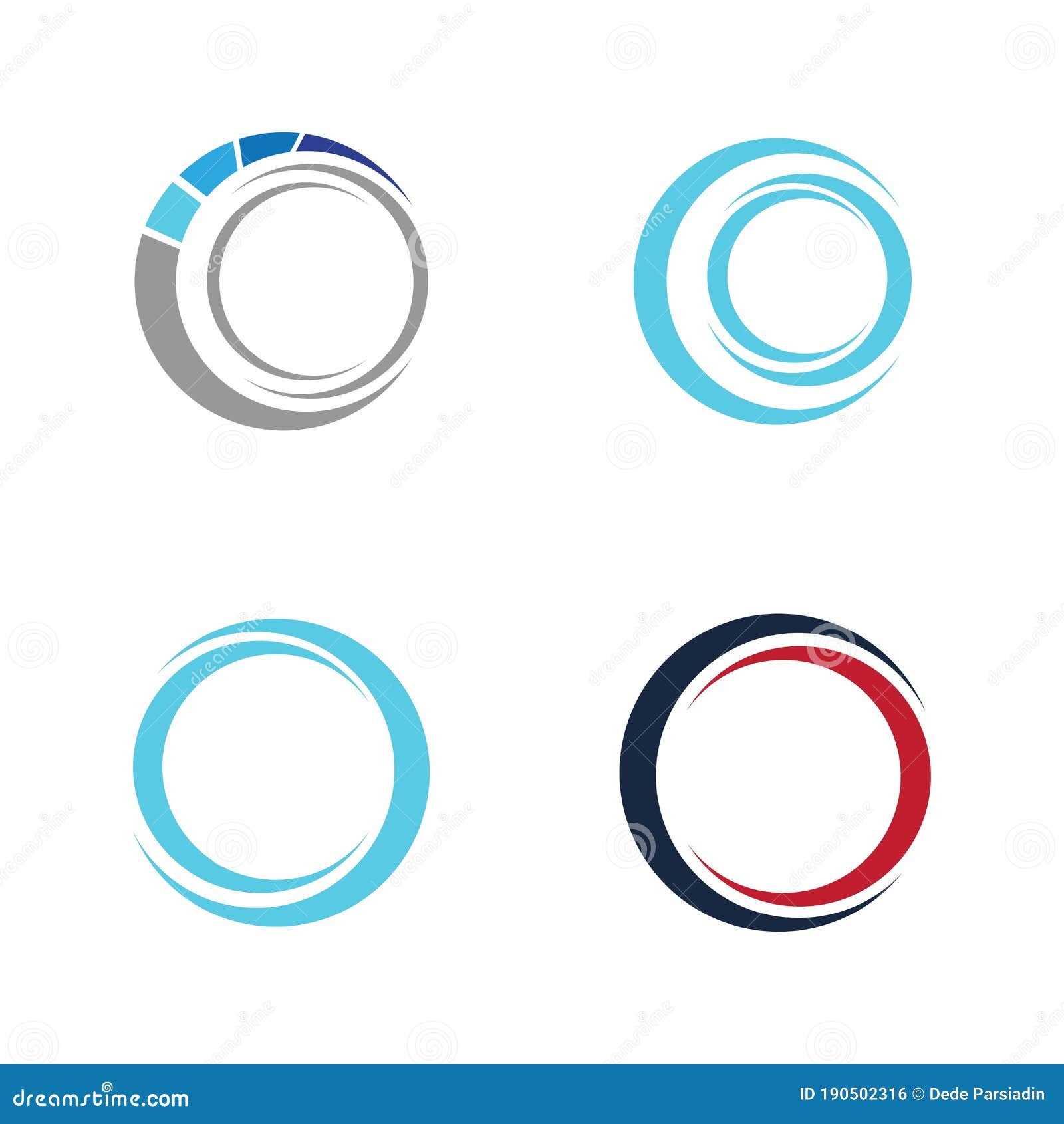 Circle Logo Icon Illustration Design Template - Vector Stock Vector ...