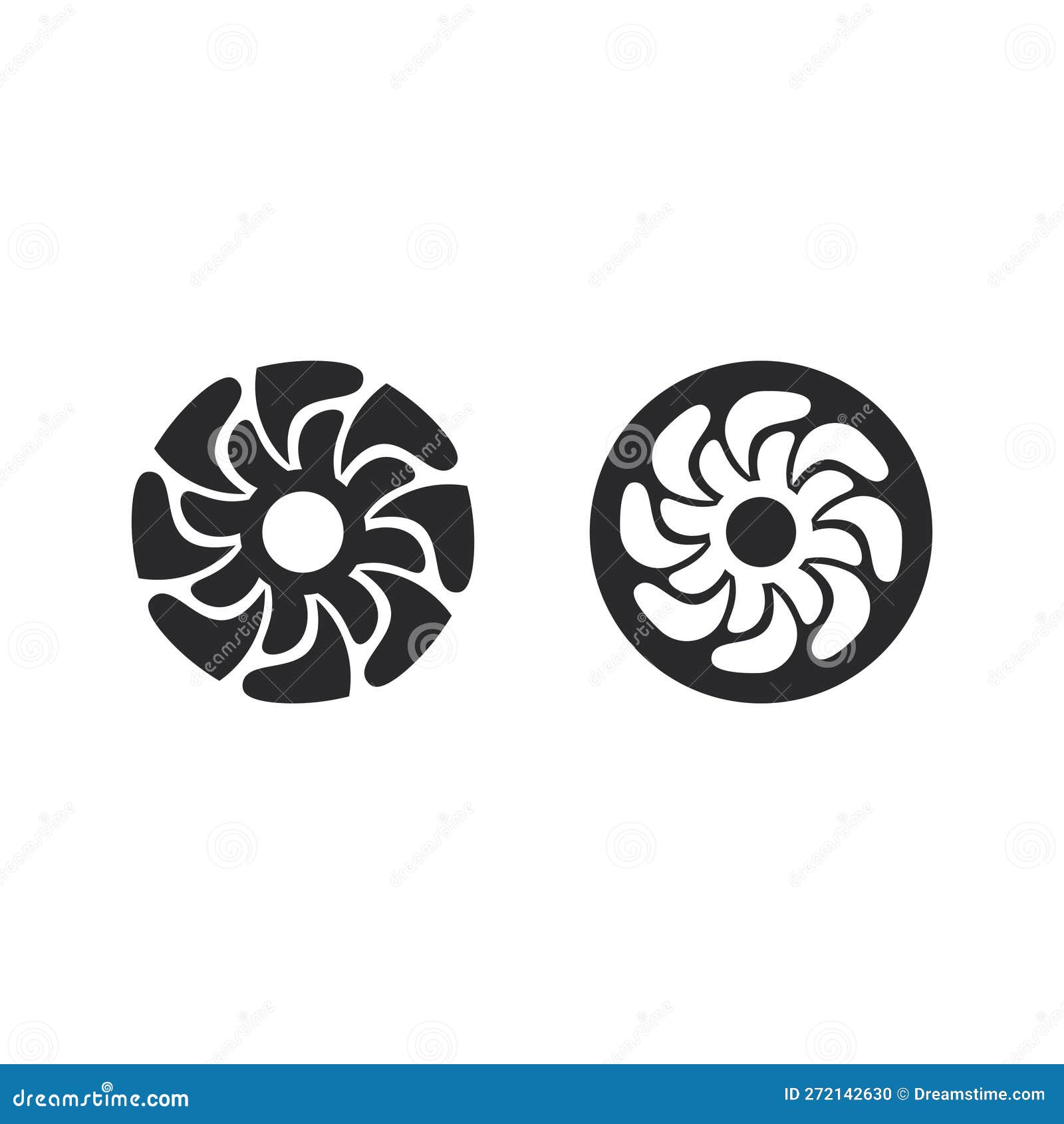 Circle Logo and Symbol Vector Icon Template App Stock Illustration ...