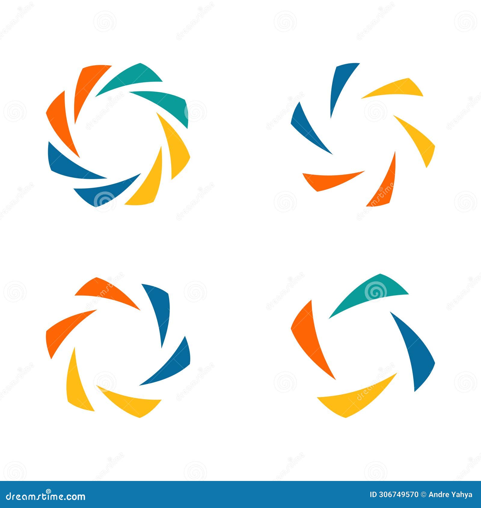 Circle Logo Template. Circular Icon Design. Stock Vector - Illustration ...