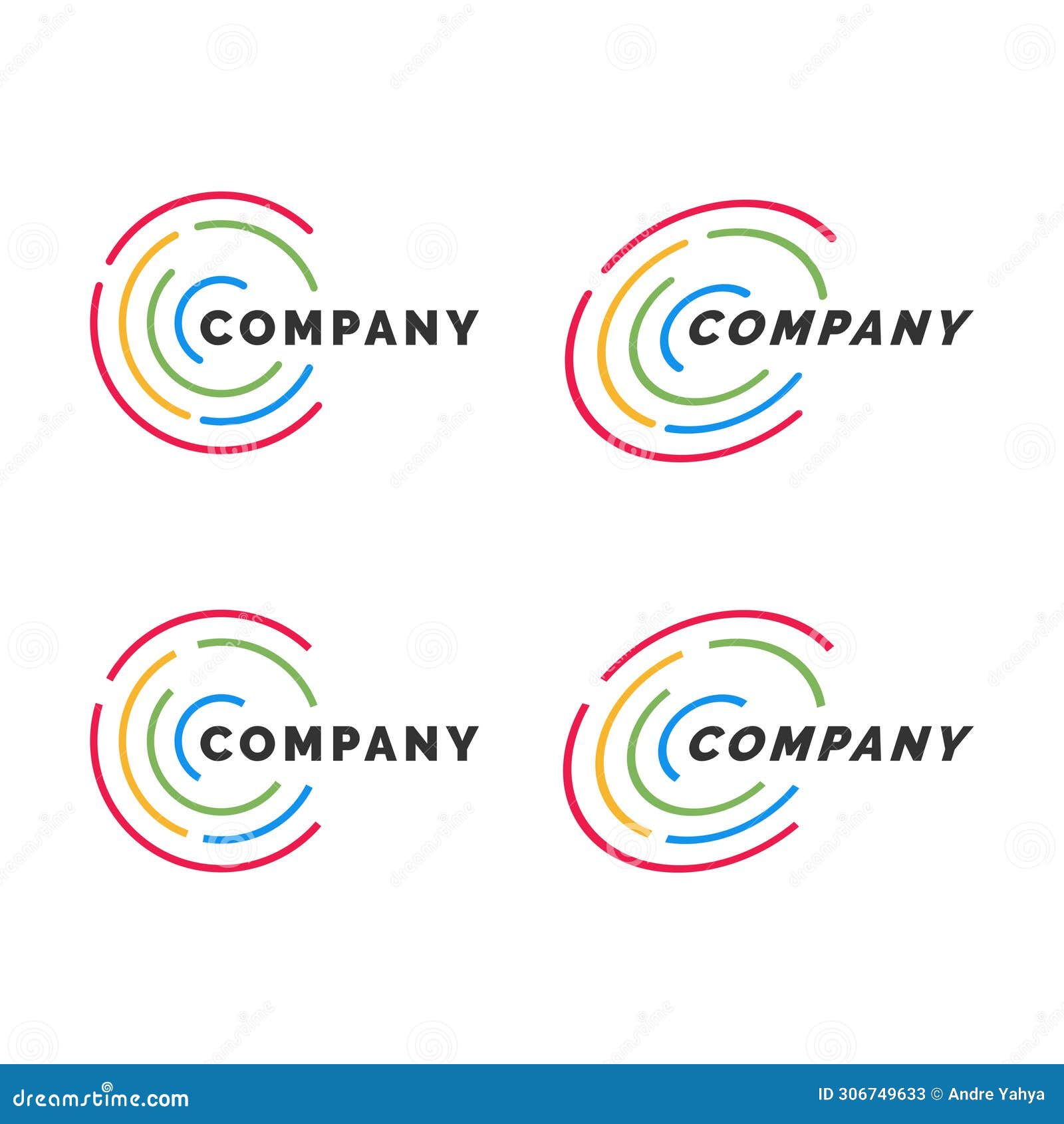 Circle Logo Template. Circular Icon Design. Stock Vector - Illustration ...