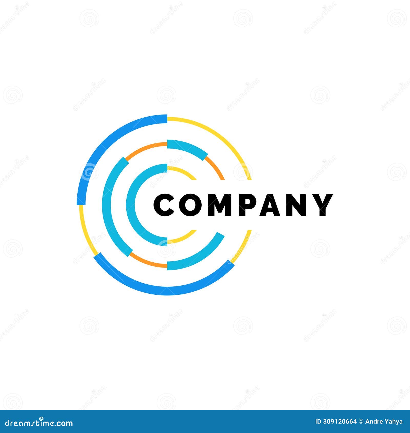 Circle Logo Template. Circular Icon Design. Stock Illustration ...