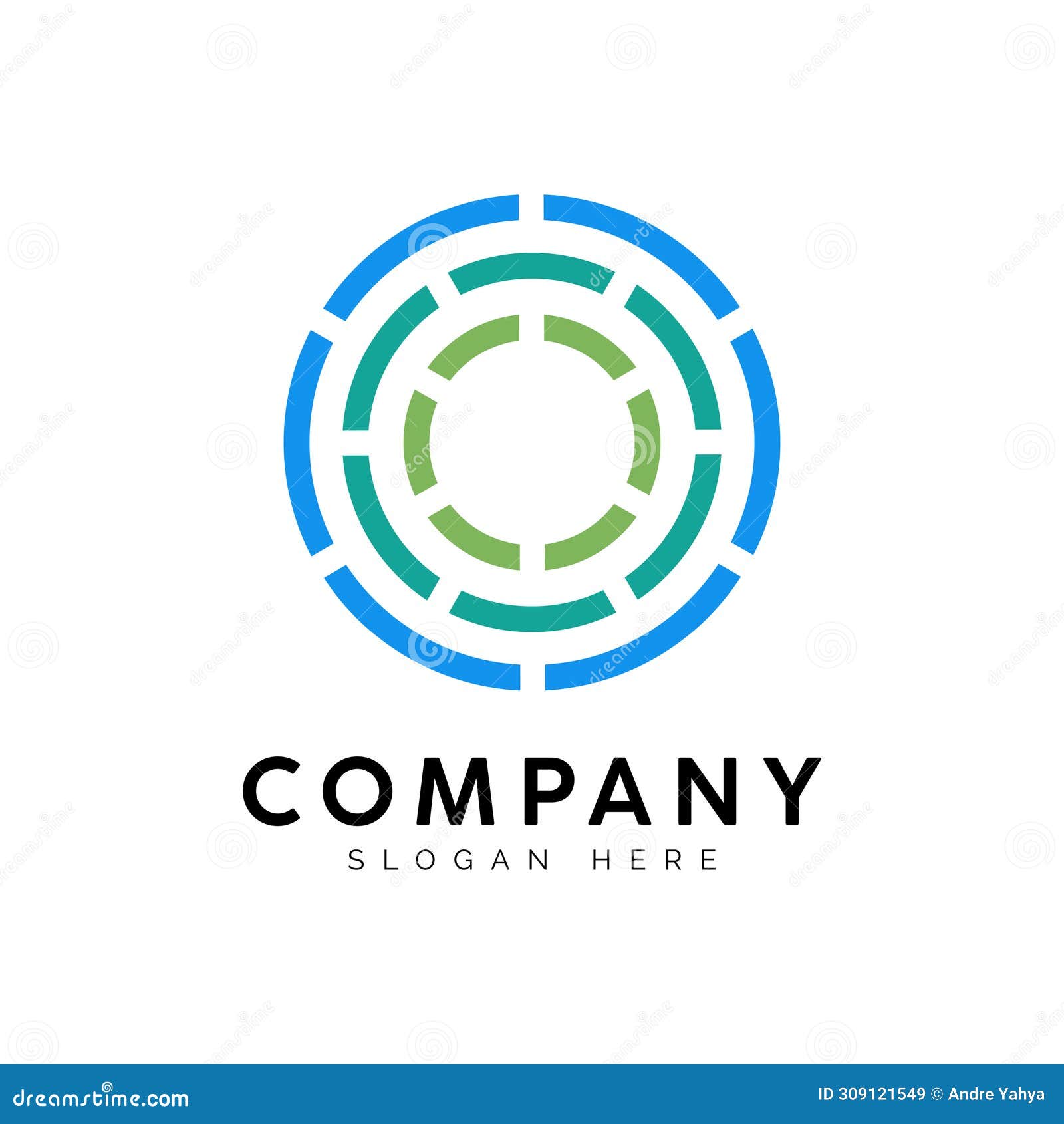 Circle Logo Template. Circular Icon Design. Stock Vector - Illustration ...