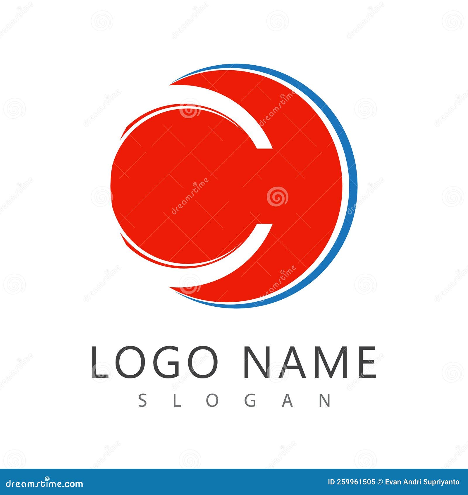 Circle Logo Template Vector Design Stock Vector - Illustration of ...