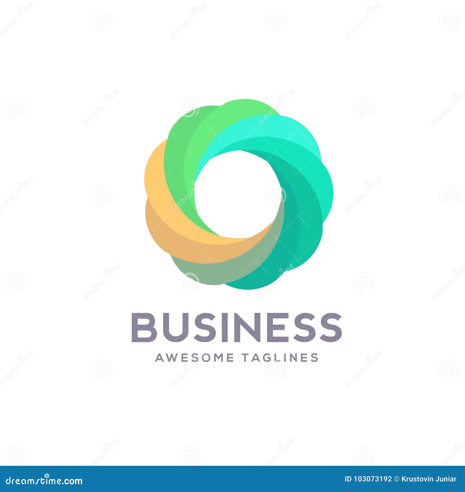 Circle Logo Various Colors Vector Stock Vector - Illustration of icon ...