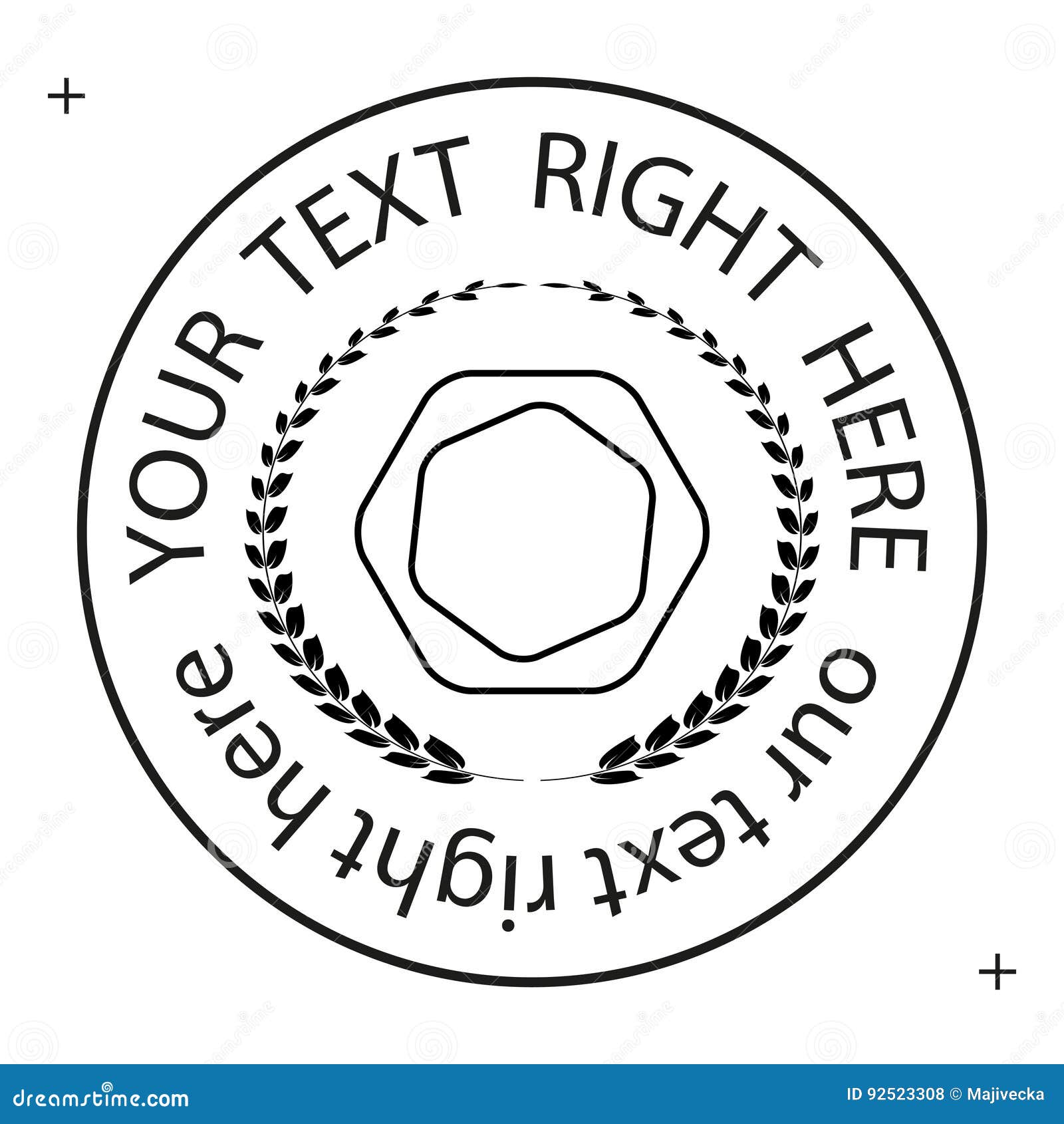 Circle logo stock illustration. Illustration of logo - 92523308