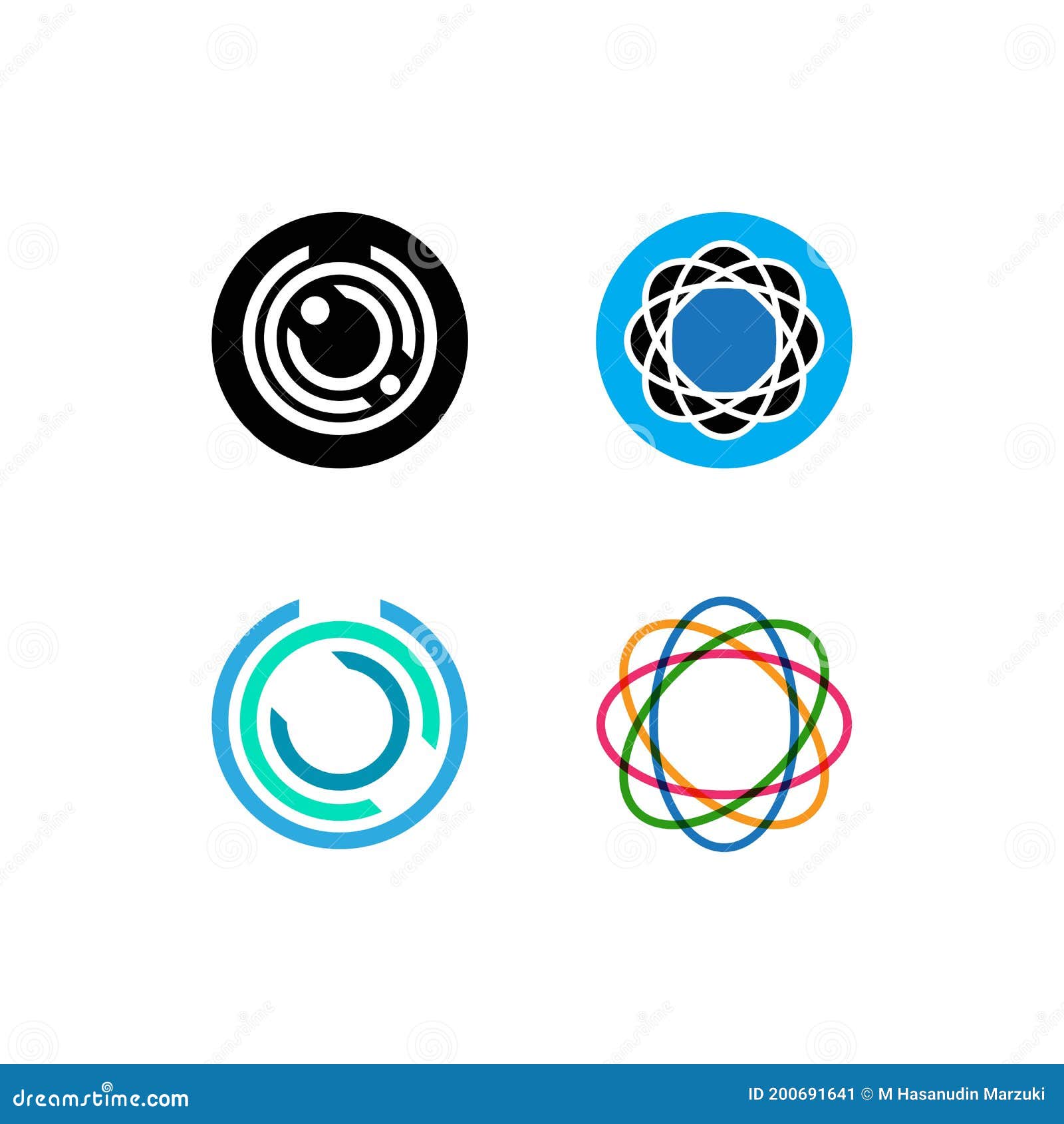 Circle logo vector stock vector. Illustration of circle - 200691641