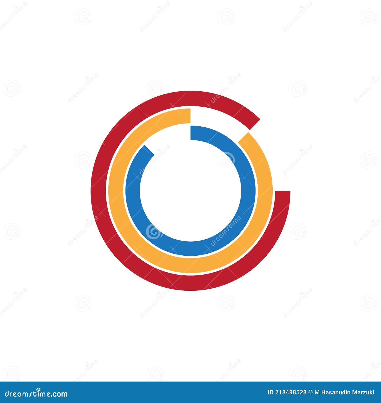 Circle logo vector stock vector. Illustration of label - 218488528