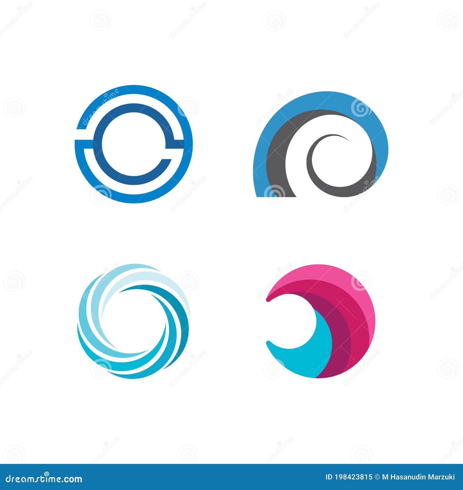 Circle logo vector stock vector. Illustration of element - 198423815
