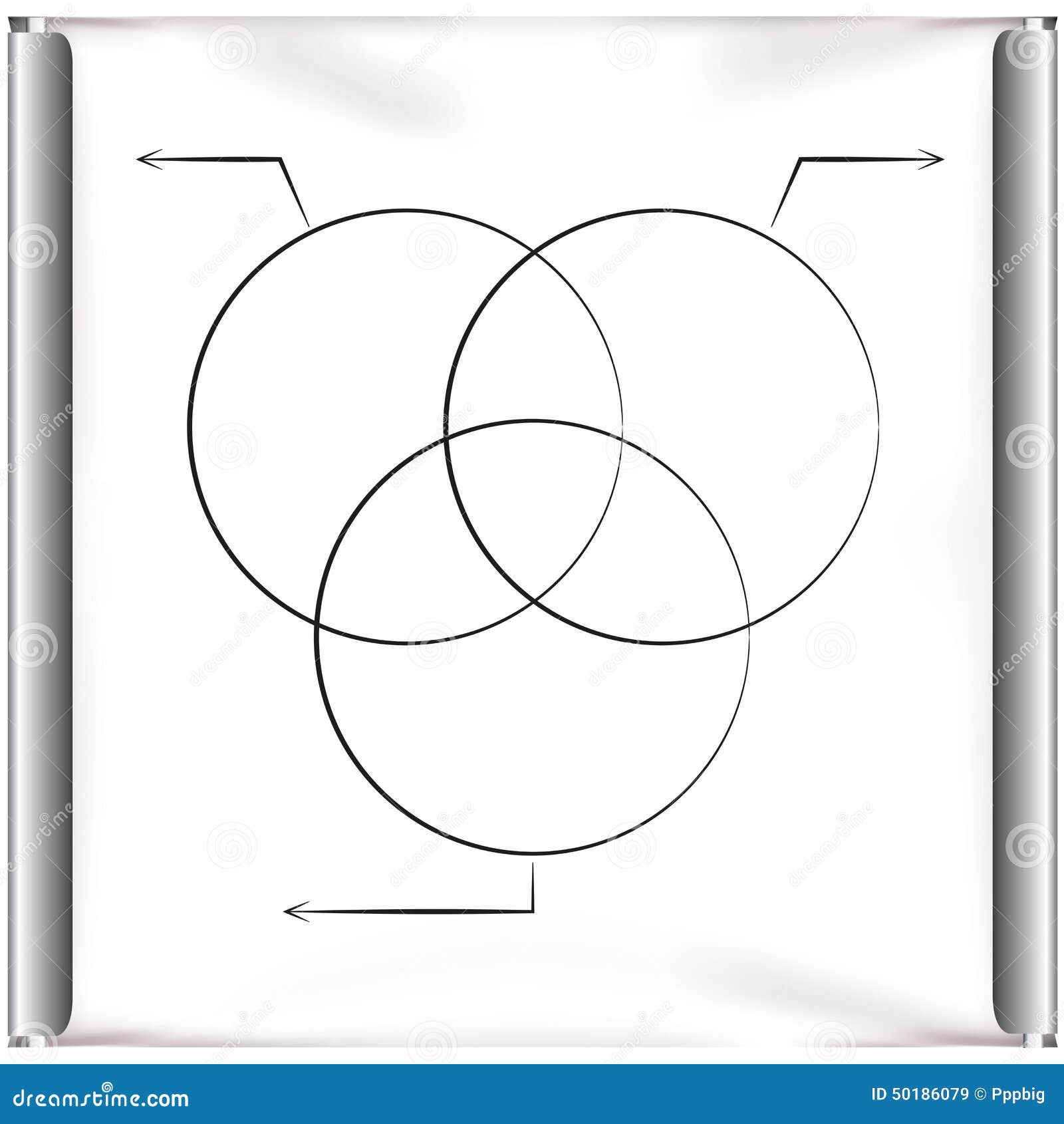 Circle loop flow chart stock illustration. Illustration of plan - 50186079