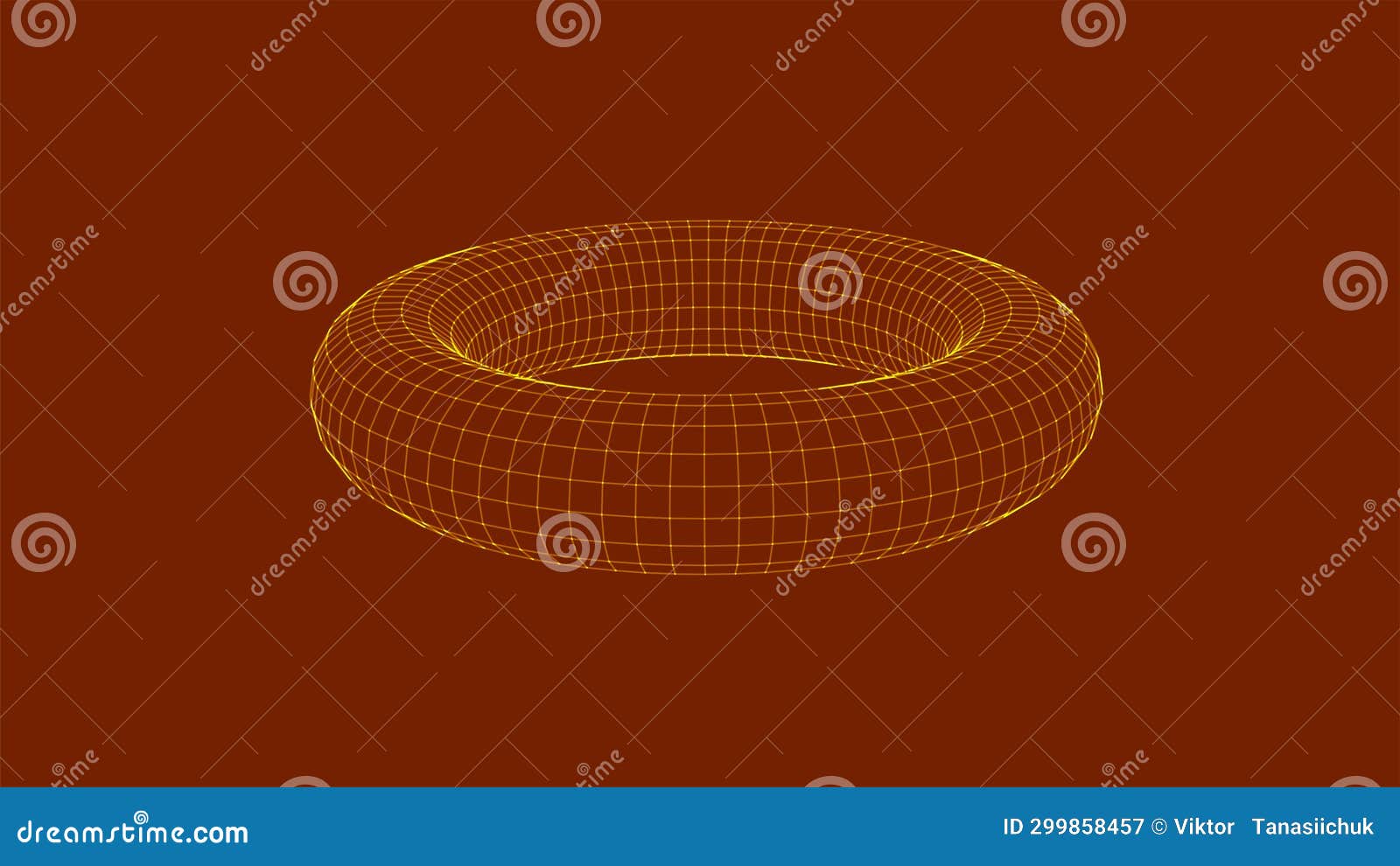 Circle Low Poly Line Geometric Shape Round Figure. Ring Shape, Frame ...