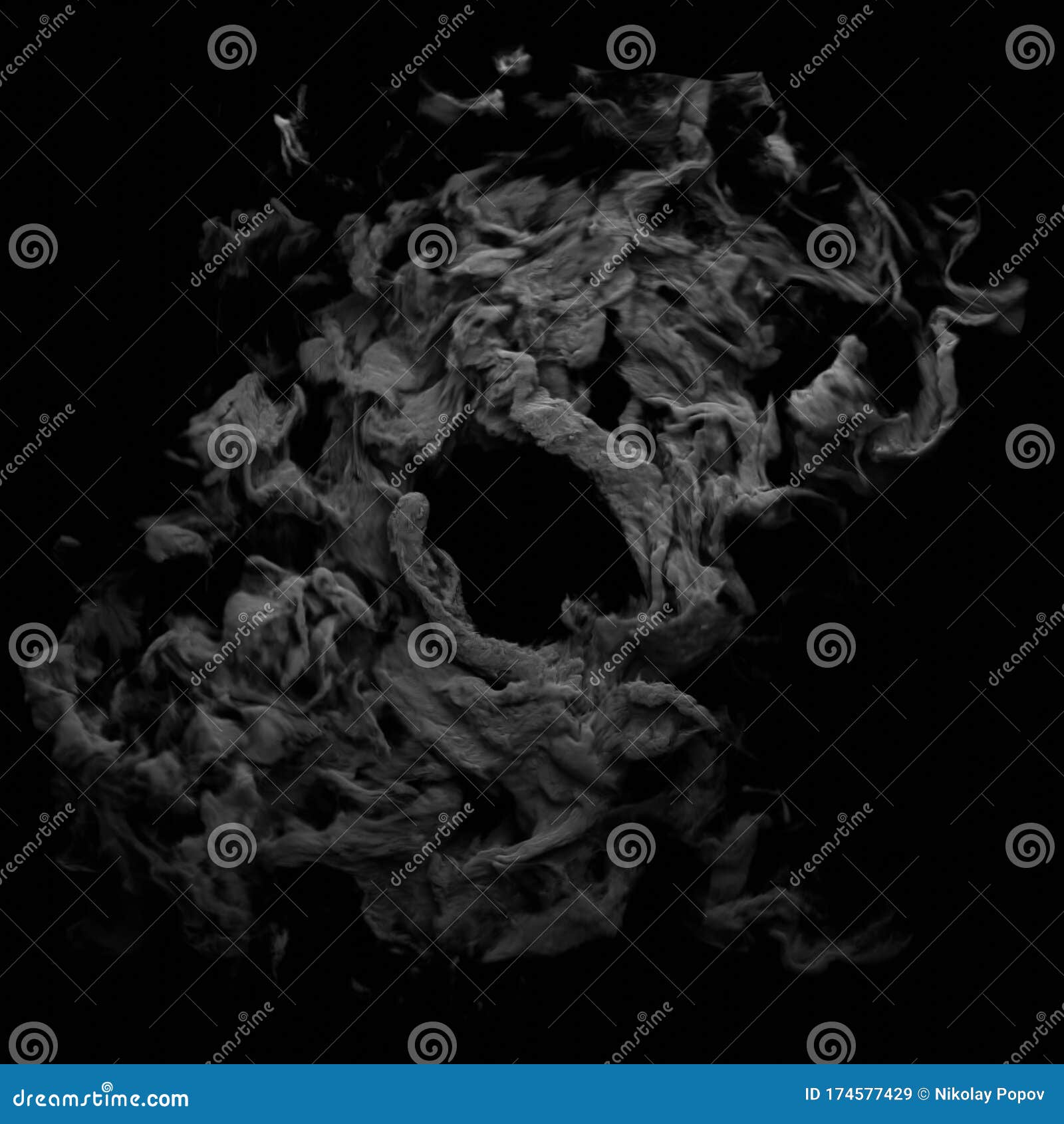 Circle of smoke stock illustration. Illustration of circle - 174577429