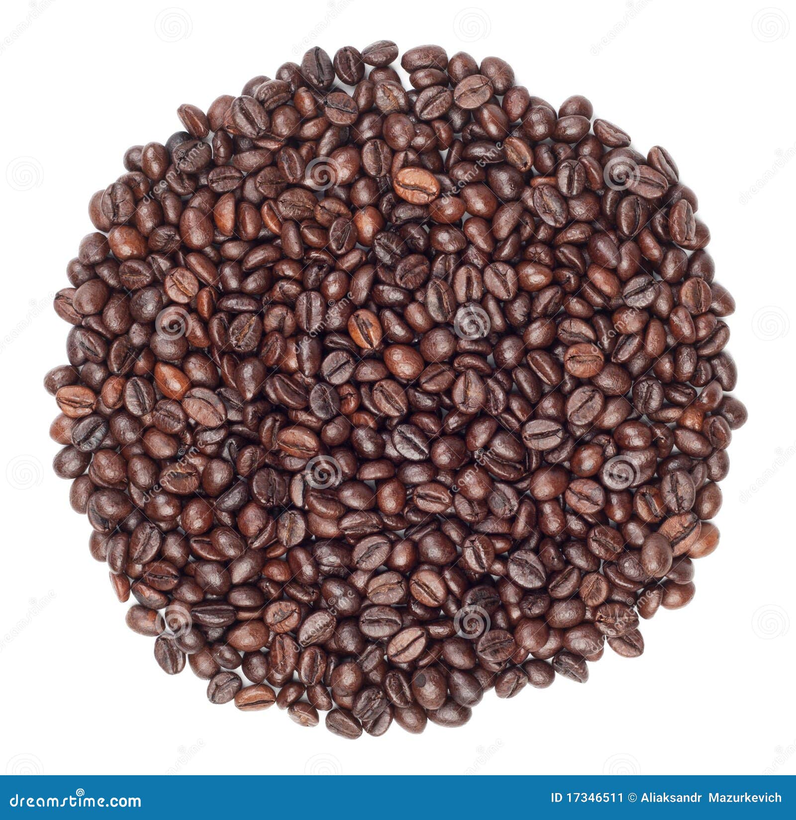 Circle Made with Coffee Beans Stock Image - Image of mocha, latte: 17346511