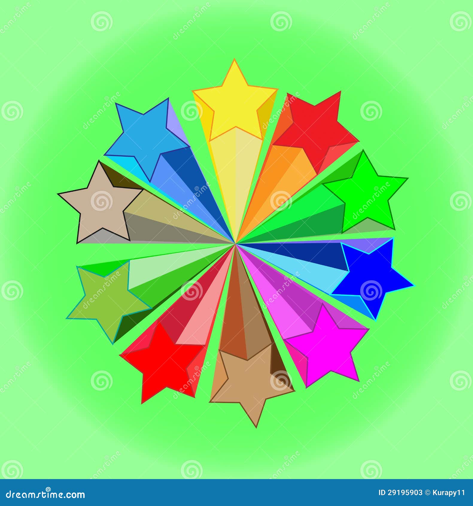 Many Star Symbol On Black Background Stock Photo | CartoonDealer.com ...