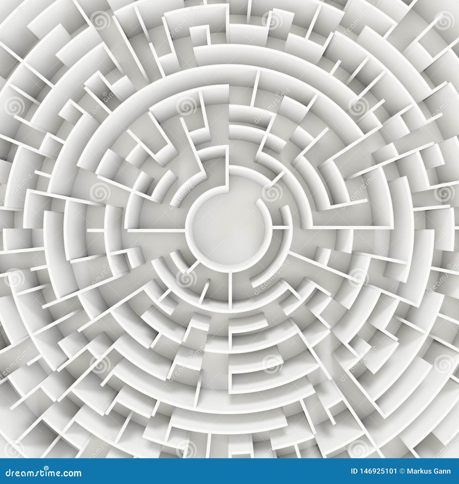 Circle Maze Vector | CartoonDealer.com #66108418