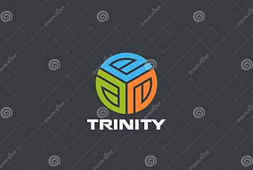 Circle Maze Infinity Loop Logo Vector Infinite Lab Stock Vector ...