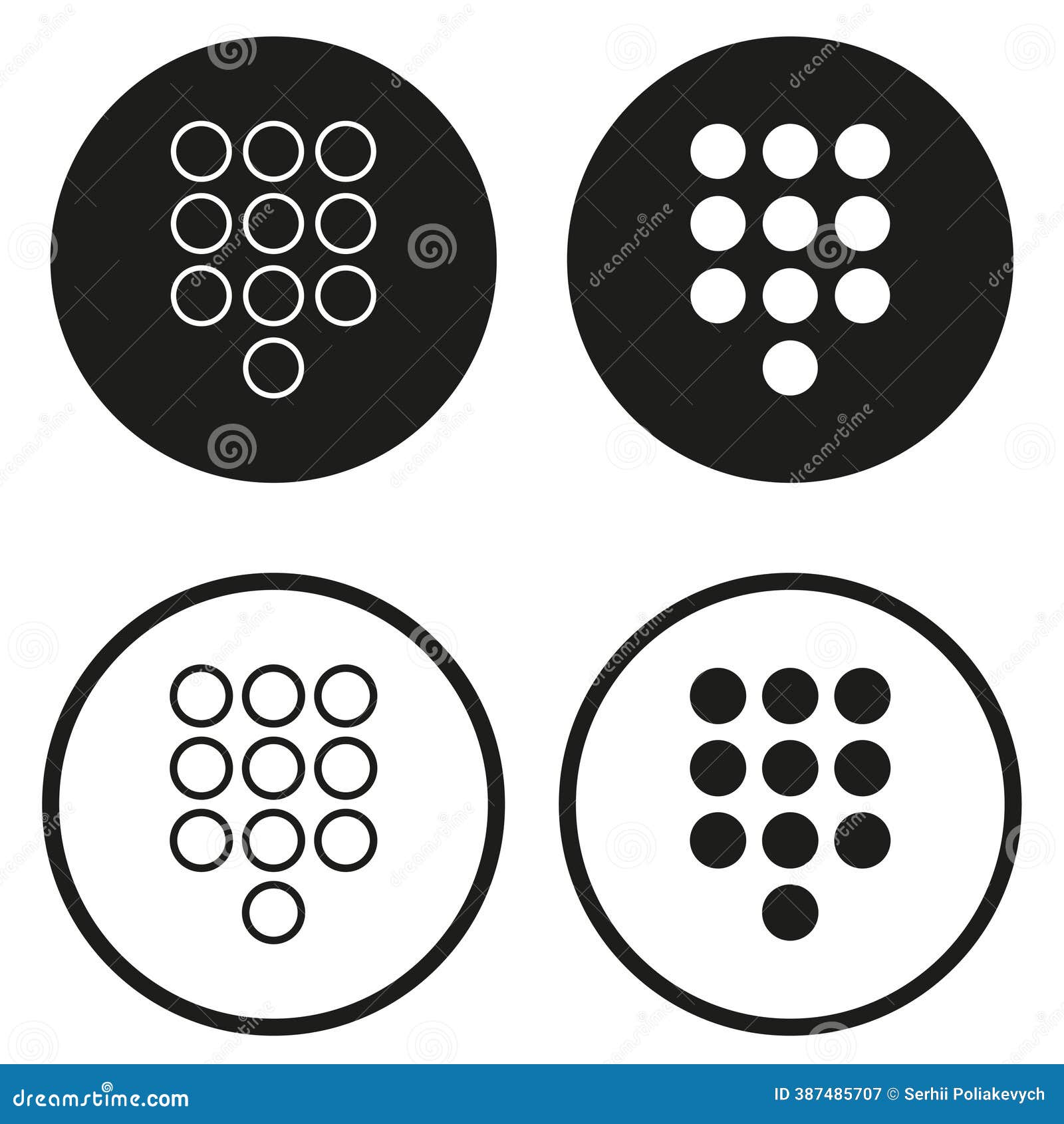 Circle Menu Isolated Icon. Simple Element Illustration From Ultimate ...
