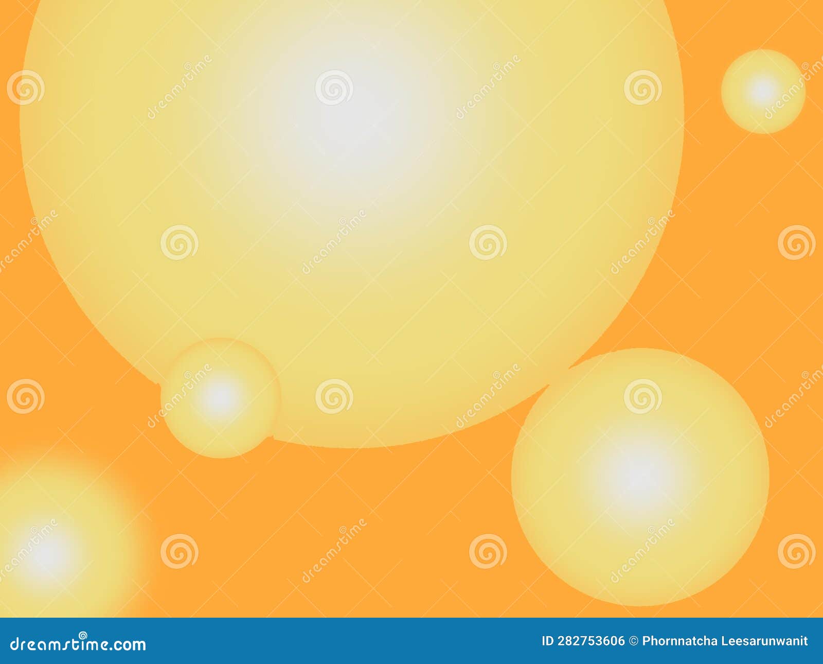 Circle Metallic Digital Vivid Warm Tone Orange and Yellow Gradient ...