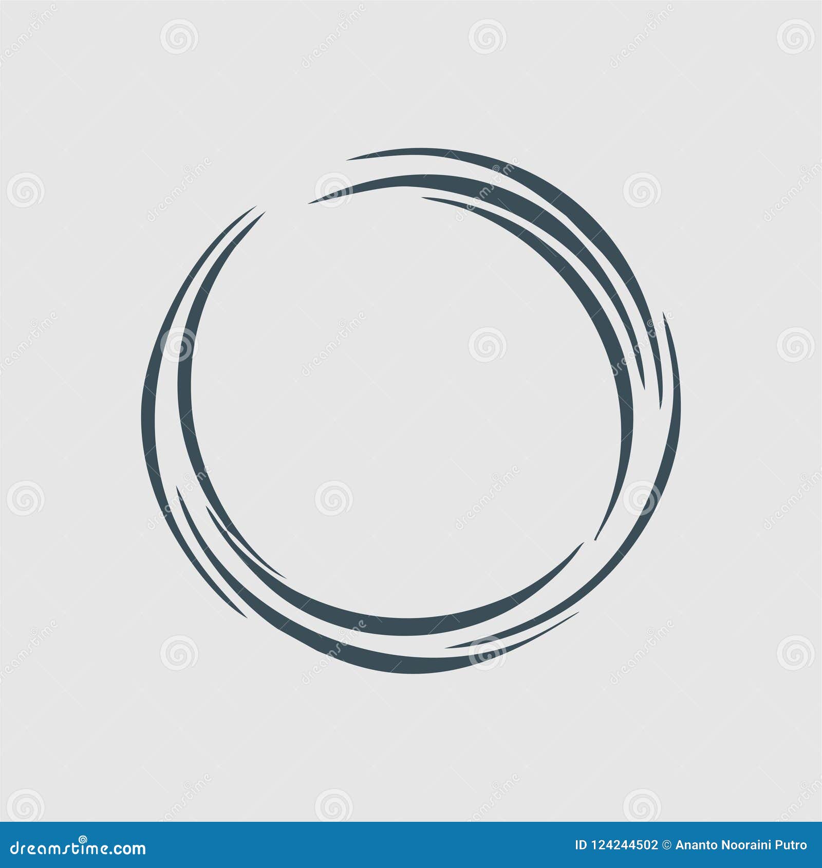 The circle monogram logo stock illustration. Illustration of climb ...