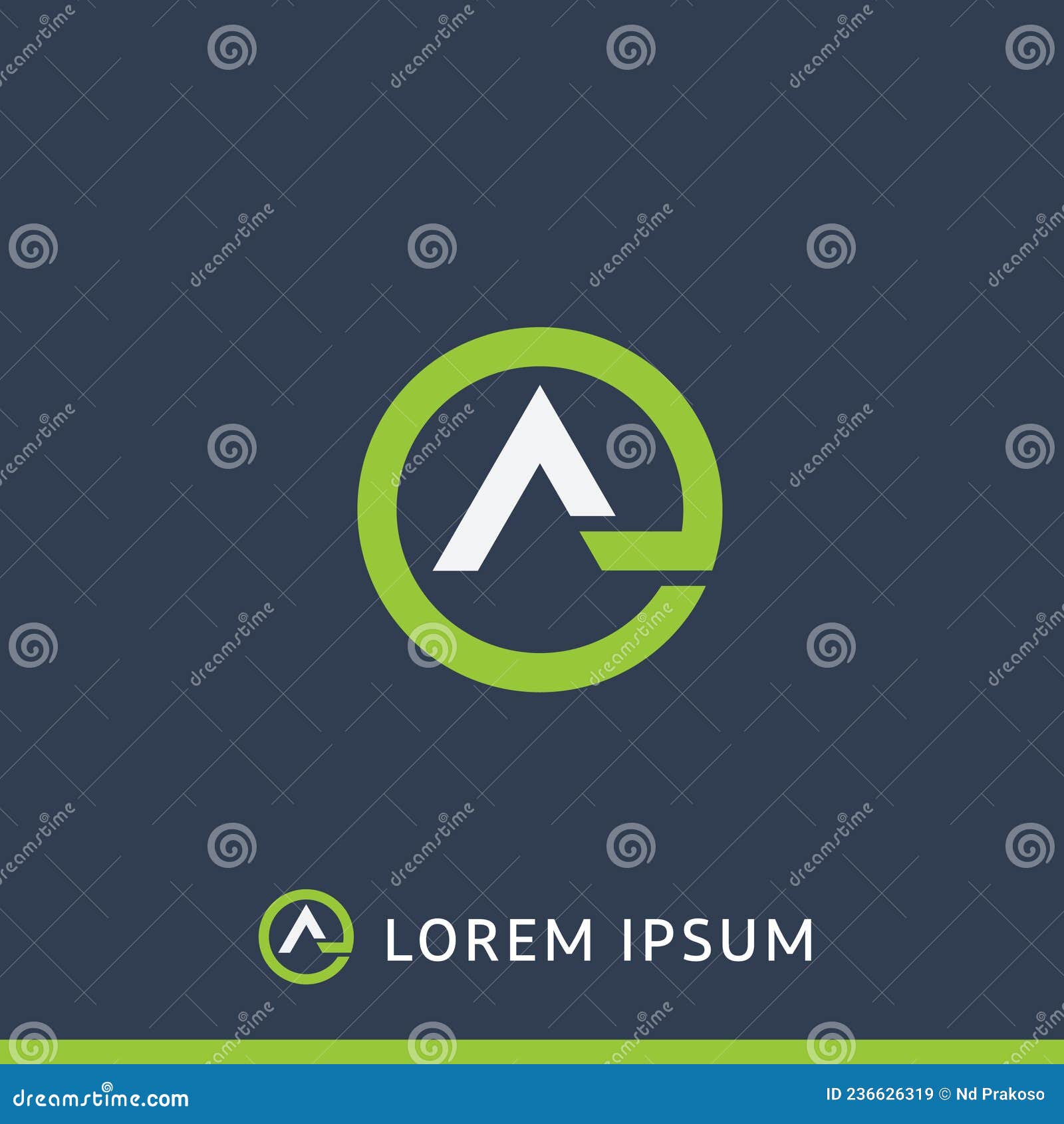 Circle Monogram logo stock vector. Illustration of button - 236626319