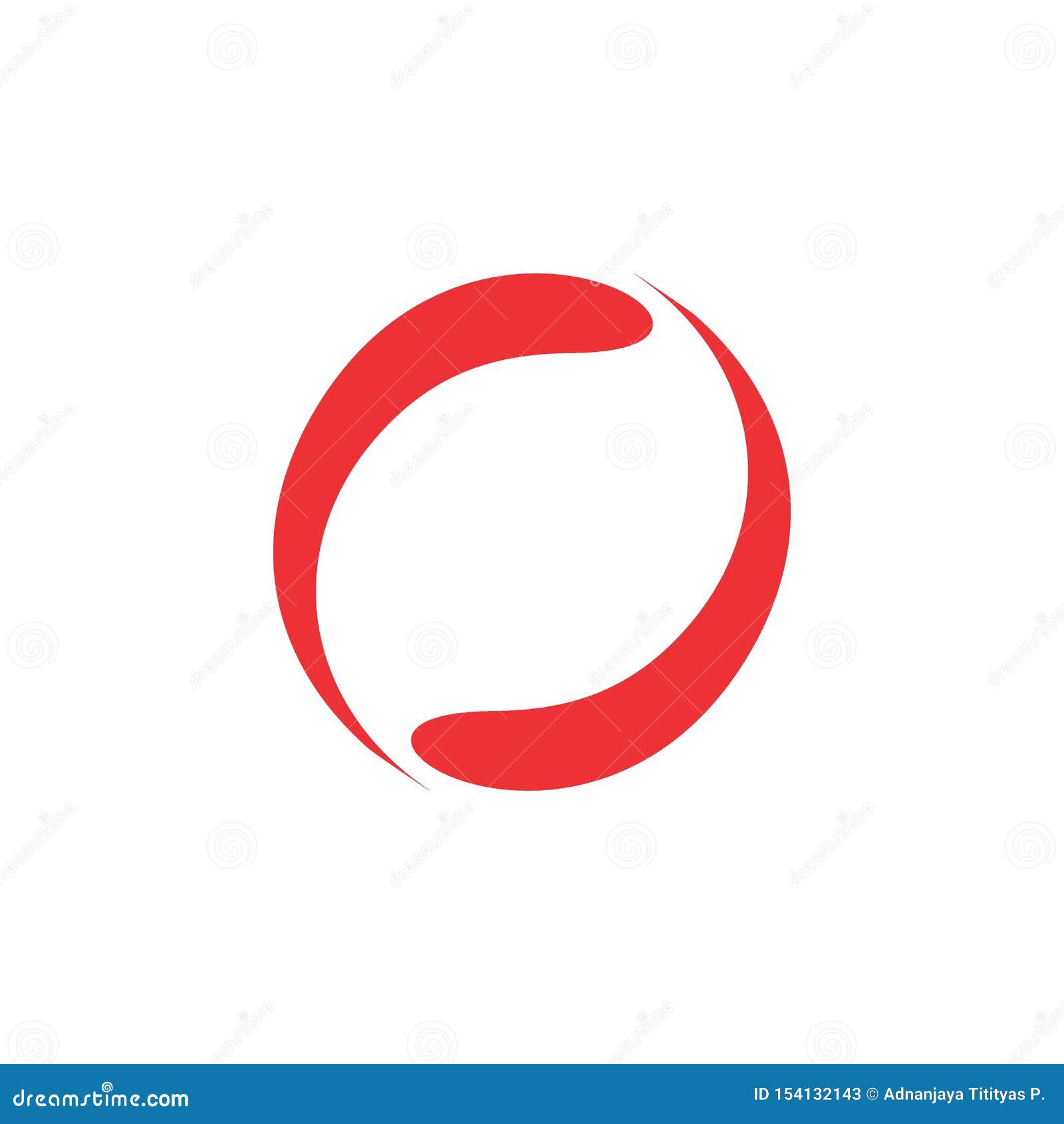 Circle Motion Abstract Design Logo Vector Stock Vector - Illustration ...