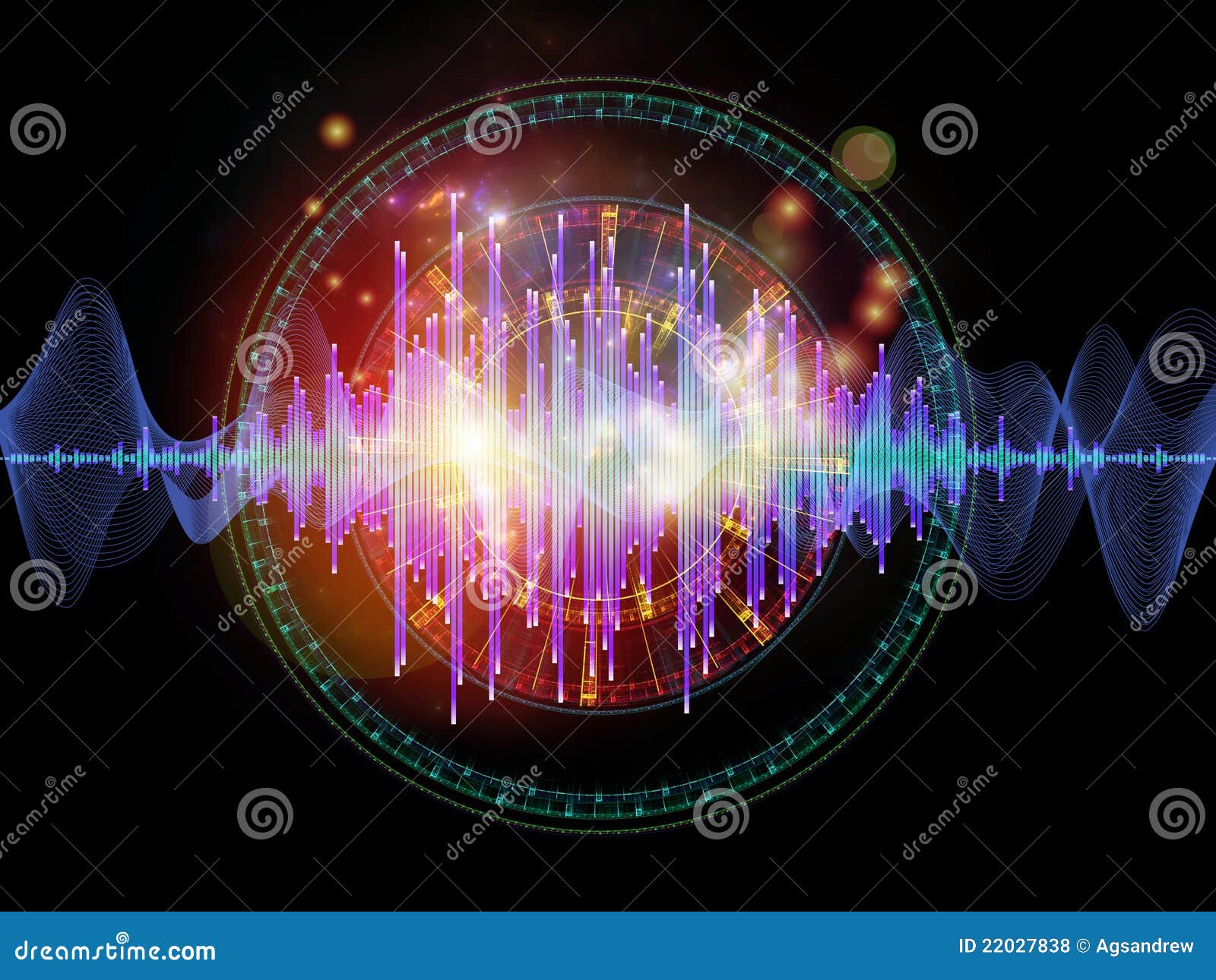 Circle of Music stock illustration. Illustration of band - 22027838