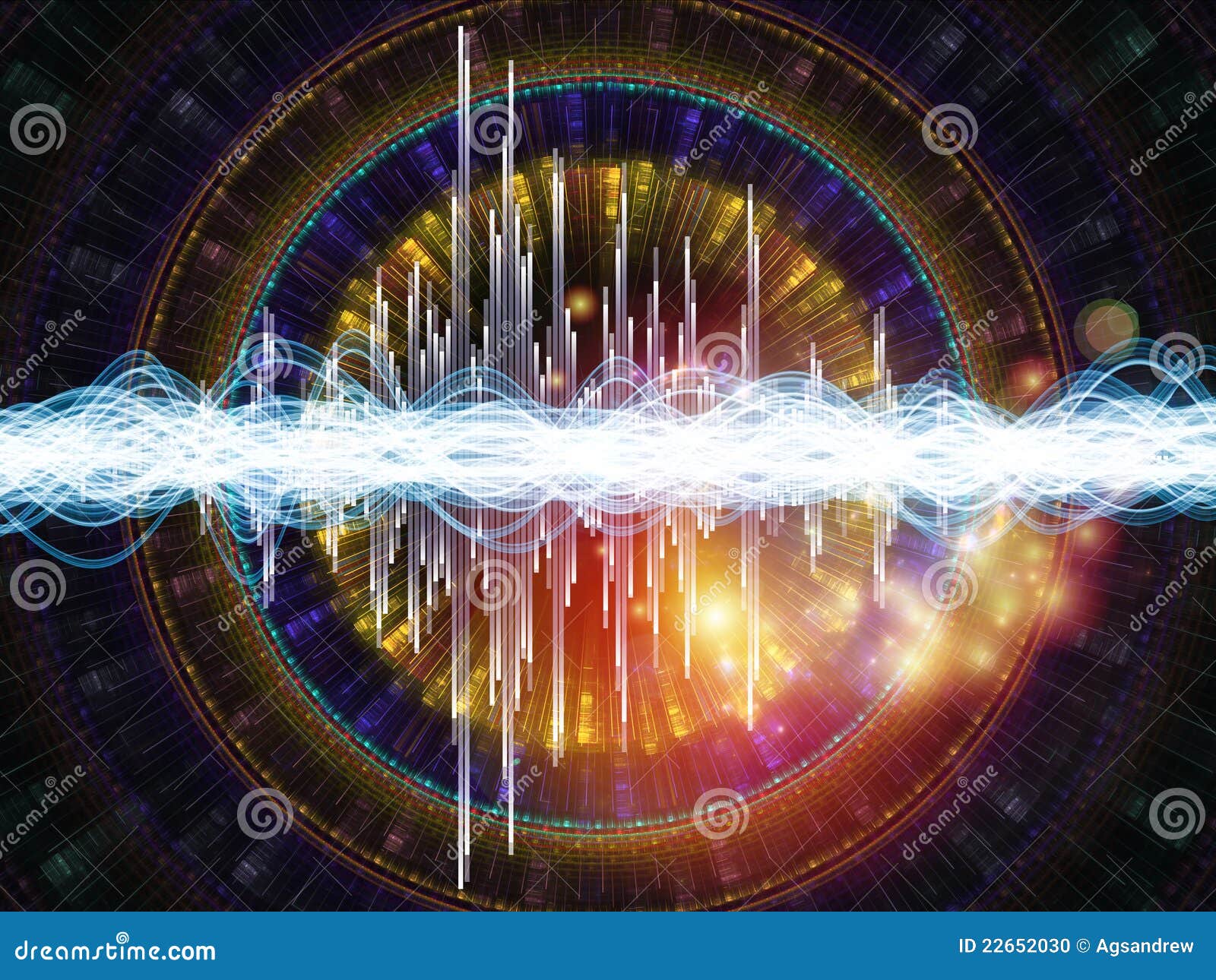 Circle of Music stock illustration. Illustration of abstract - 22652030