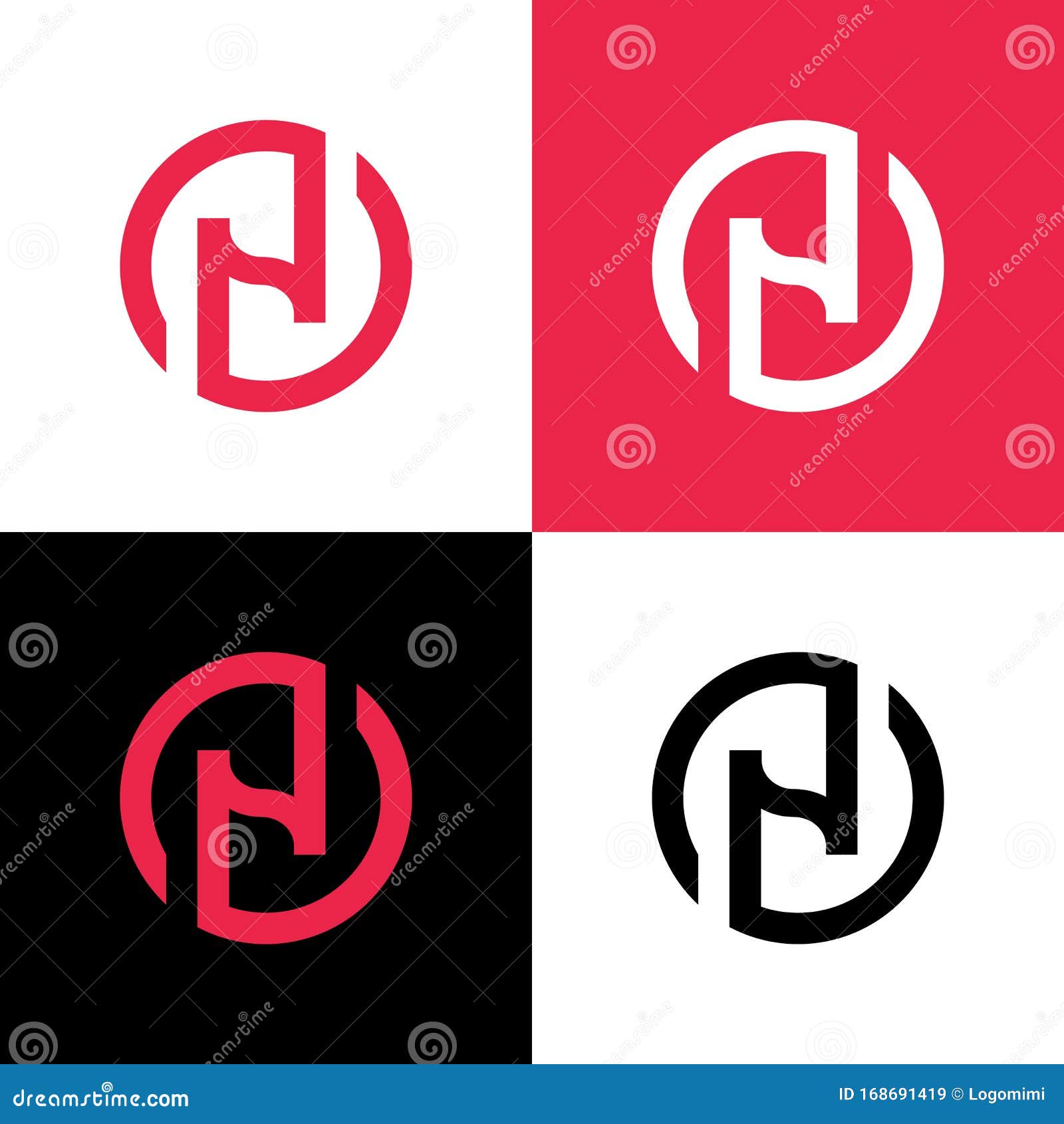 Circle N Logo Design Template Elements, Creative Letter N Logo Icon ...