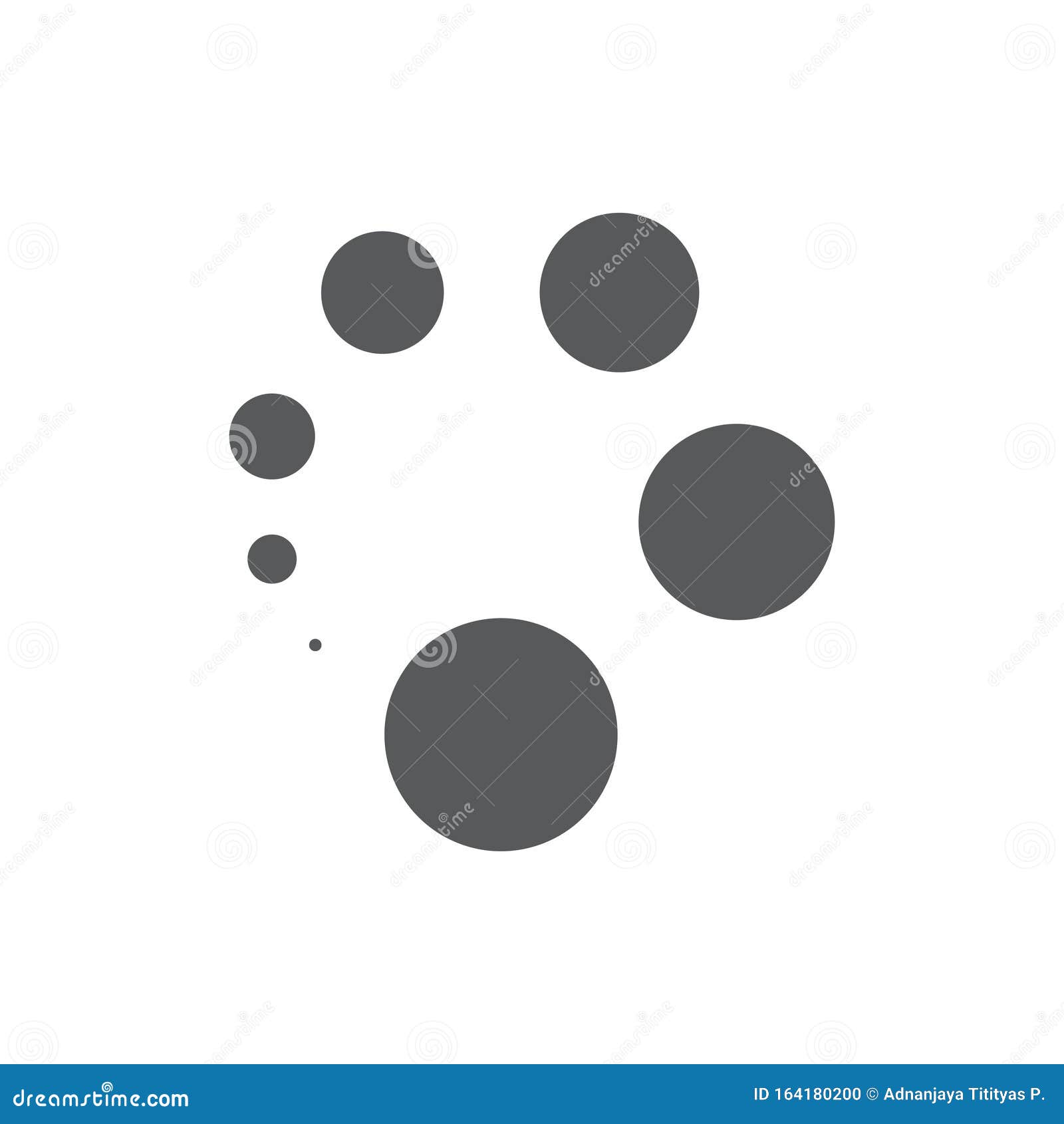 Circle Object Movement Circle Logo Vector Stock Vector - Illustration ...