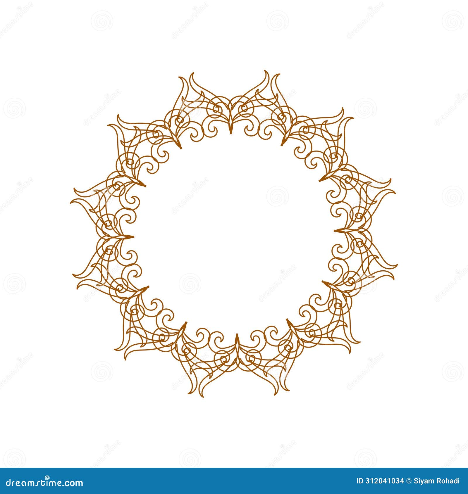 Circle ornament logo stock vector. Illustration of invitation - 312041034