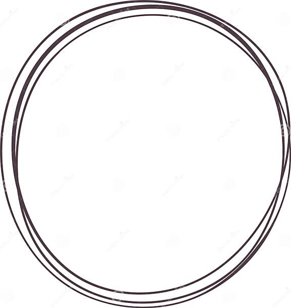 Circle Outline Frame stock vector. Illustration of element - 319734158